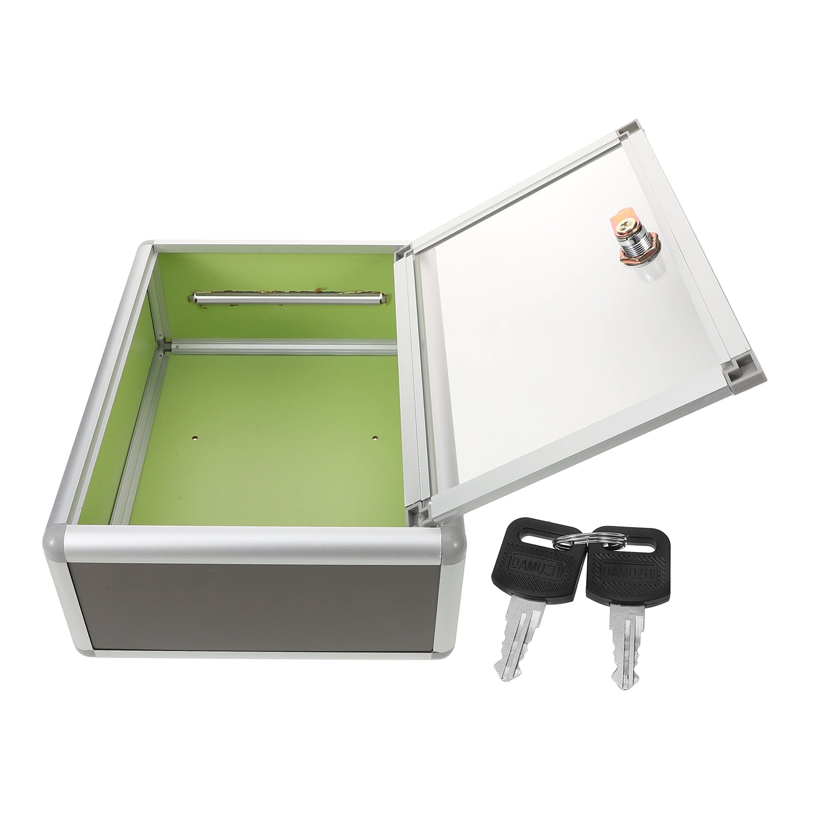 HOMEMAXS Locking Storage Bins Letter Post Container Wall Mountable ...