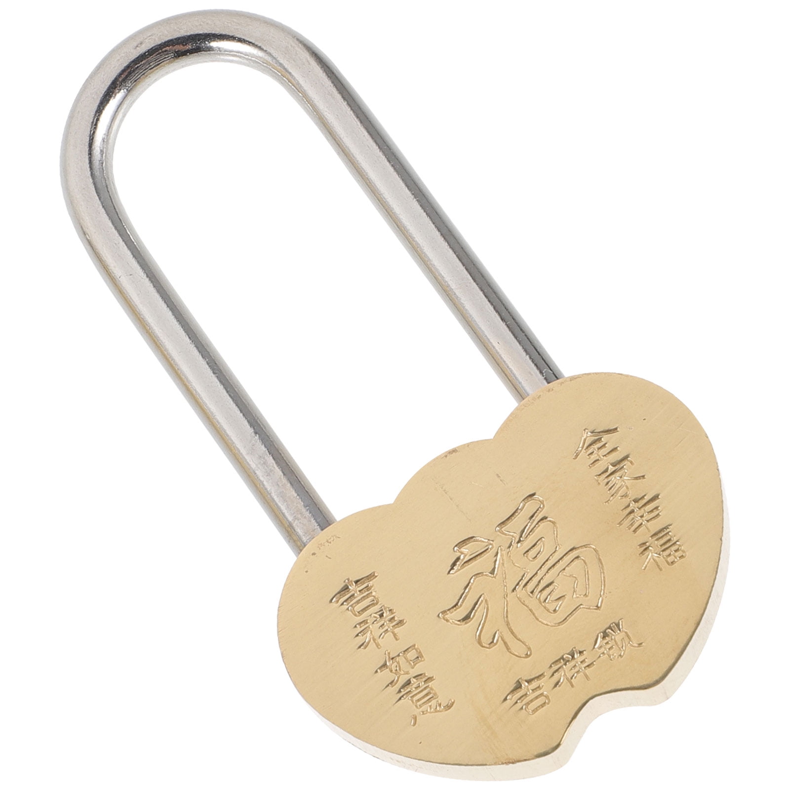 HOMEMAXS Love Couple Lock Gate Luggage Zipper Locks Anti Theft Padlock ...