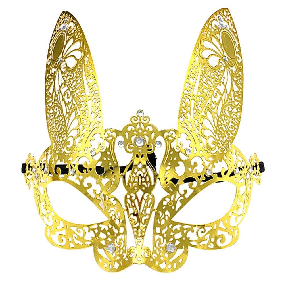 HOMEMAXS Luxury Masquerade Mask Rabbit Carnival Prom Mask Costume Party ...
