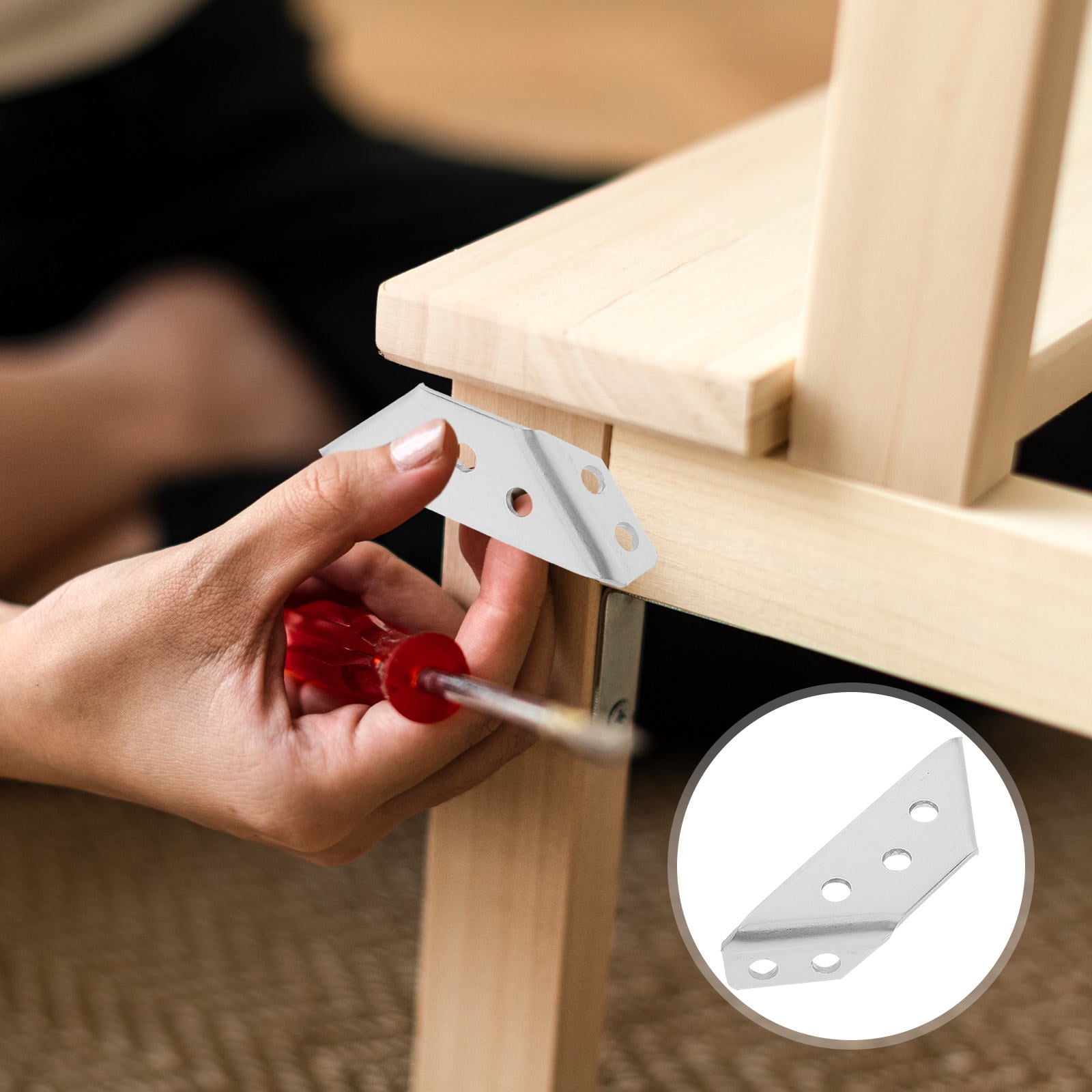 HOMEMAXS MLINS 4PCS Universal Stainless Steel Furniture Corner ...