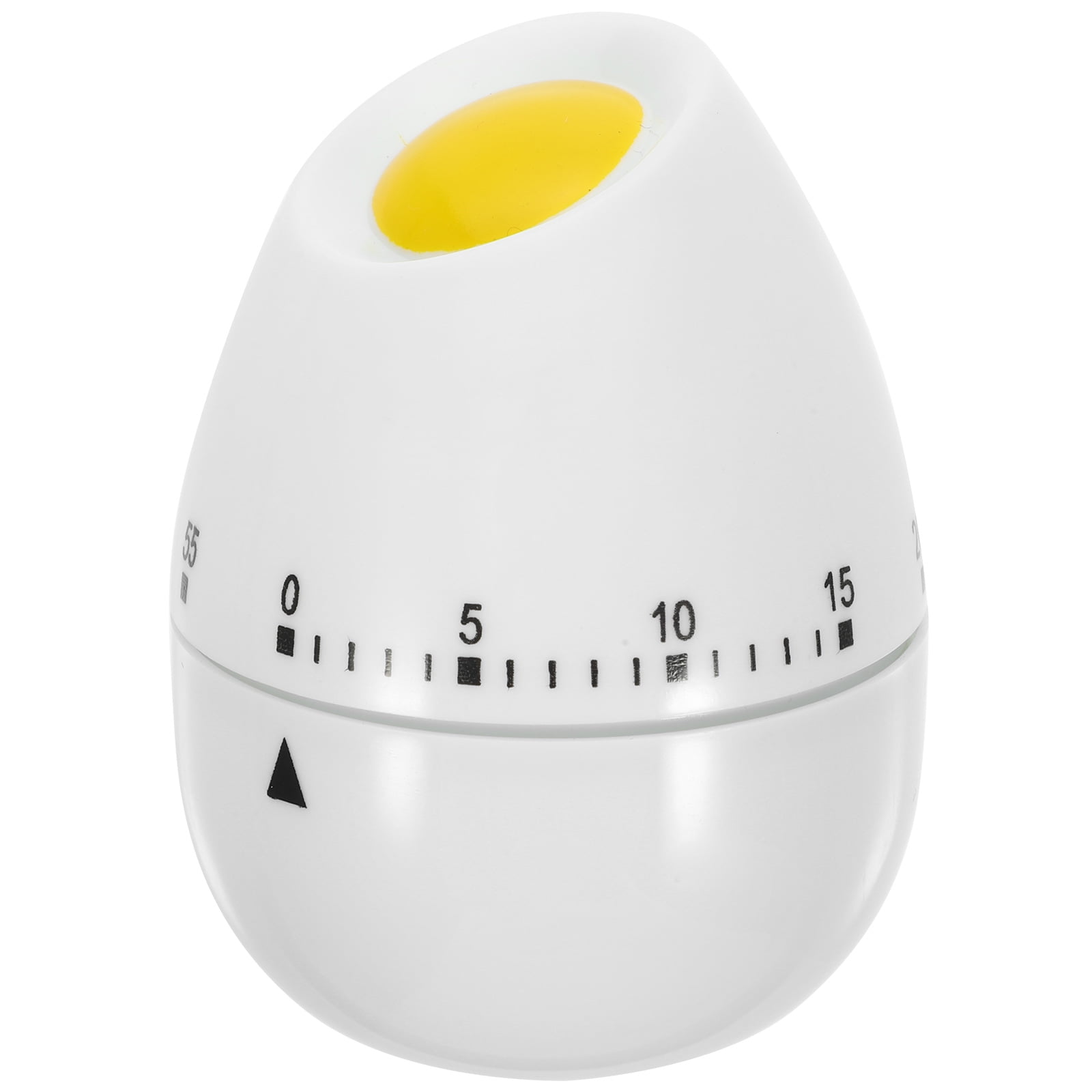 White Plastic Kitchen Timer in Cartoon Egg Shape for Decorative Use and ...
