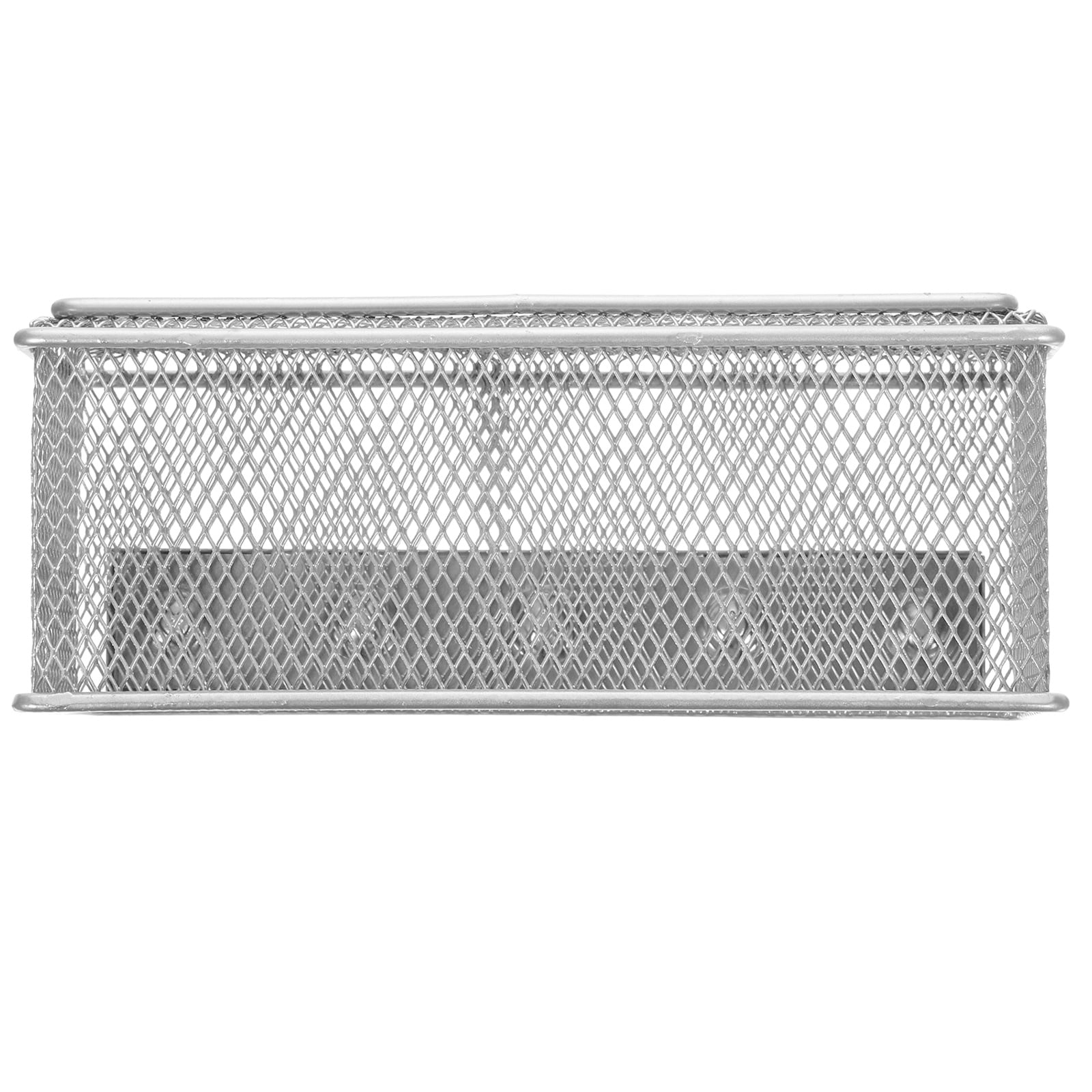 HOMEMAXS Magnetic Pencil Holder Mesh Storage Basket Metal Pen Basket ...