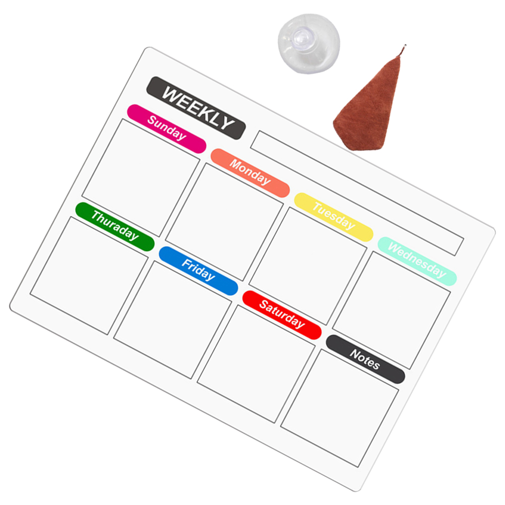 HOMEMAXS Magnetic Weekly Planner Erasable Message Board Writing Dry ...