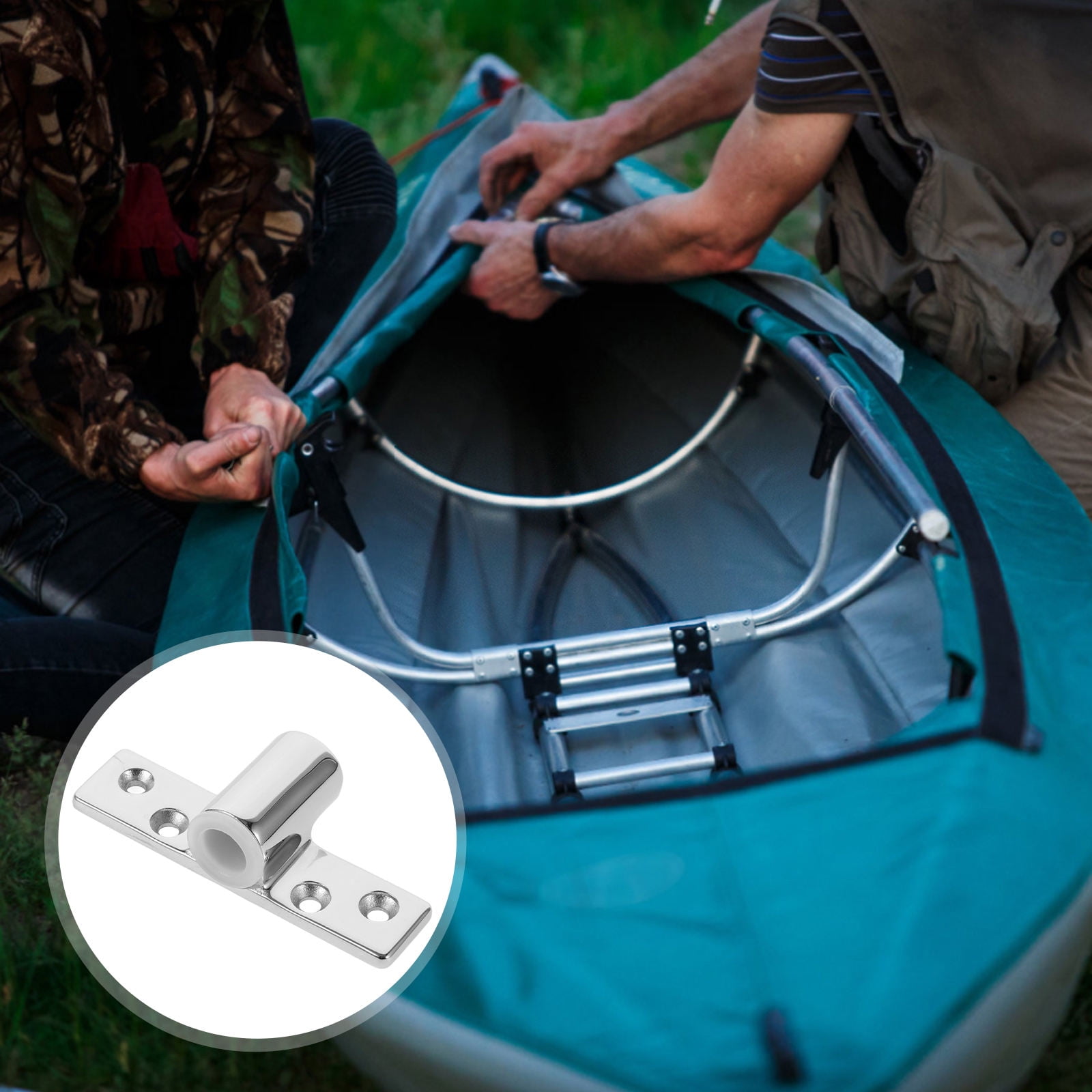 HOMEMAXS Marine Hardware Boat Latches Oar Lock Socket Oarlocks Silver - Walmart.com