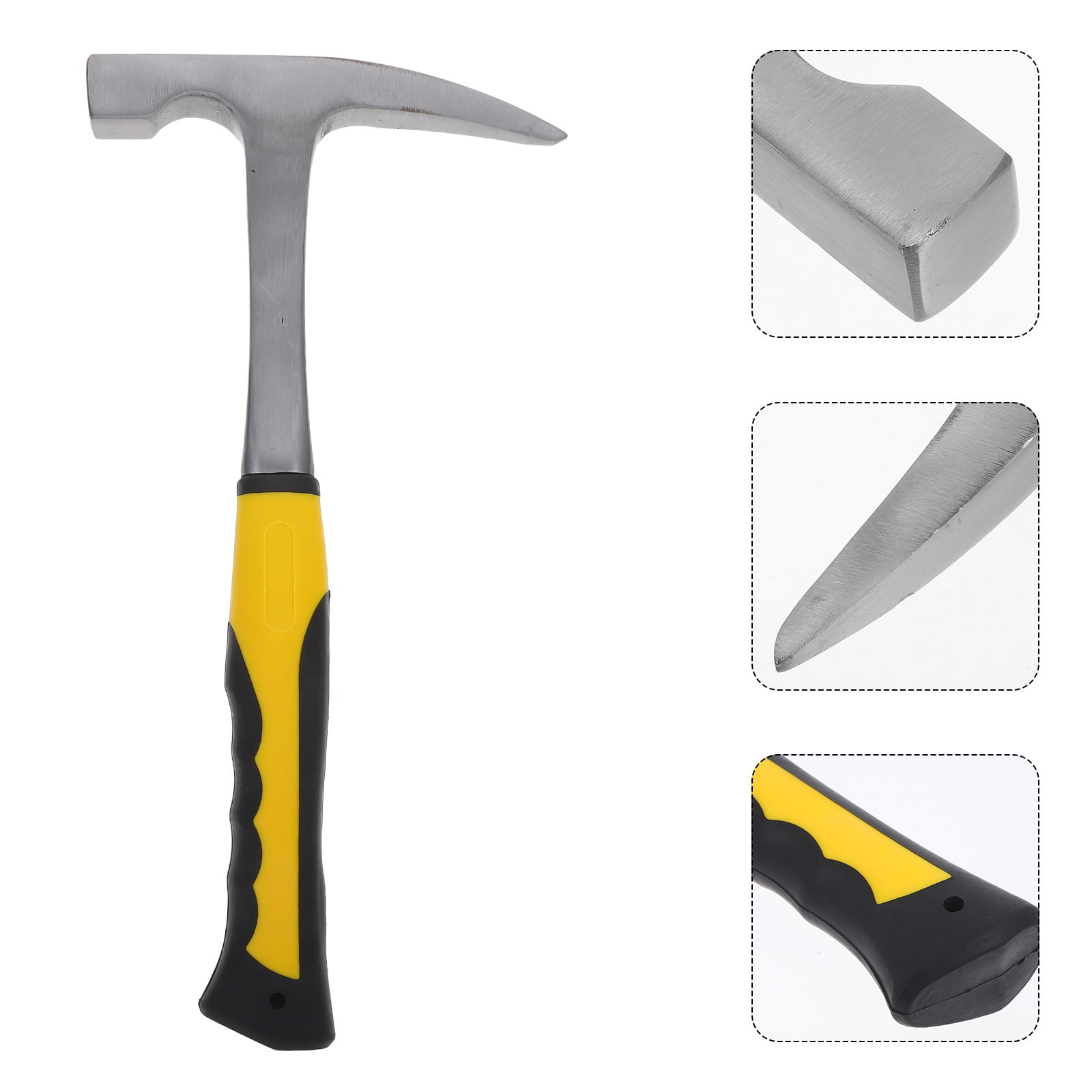HOMEMAXS Masonry Hammer With Shock-Absorbing Grip Exploration Hammer ...