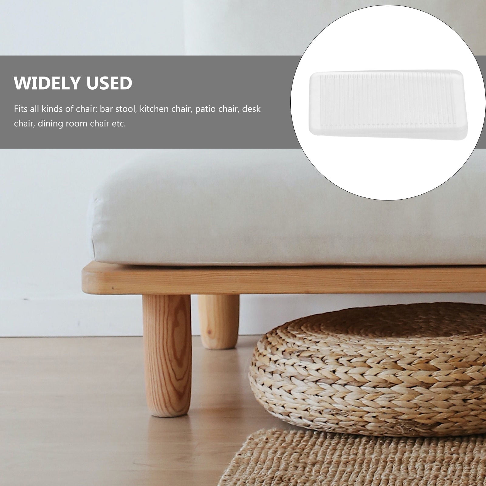 HOMEMAXS Masteelf 4pcs Transparent Furniture Levelers for Uneven Floors ...