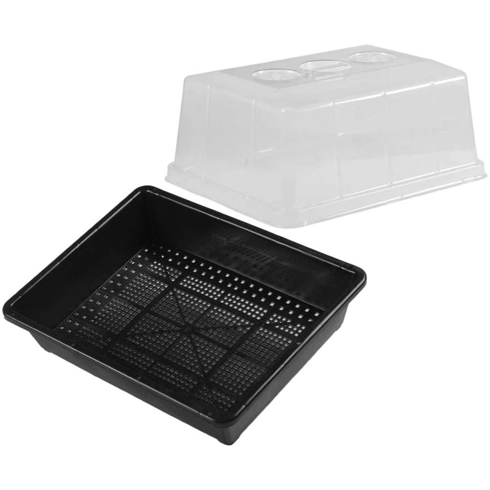 HOMEMAXS Plant Humidity Dome Tray for Seedling Great for Planting in ...