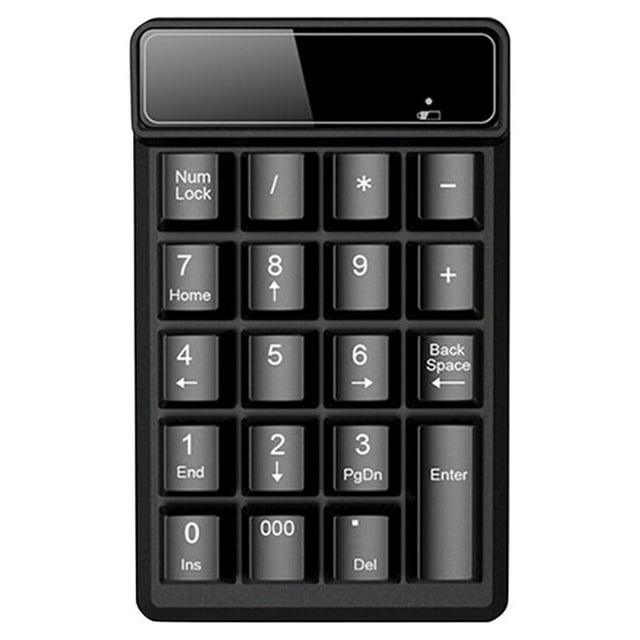 HOMEMAXS Mechanical Waterproof Numeric Keypad 2.4G Wireless USB 22-key ...