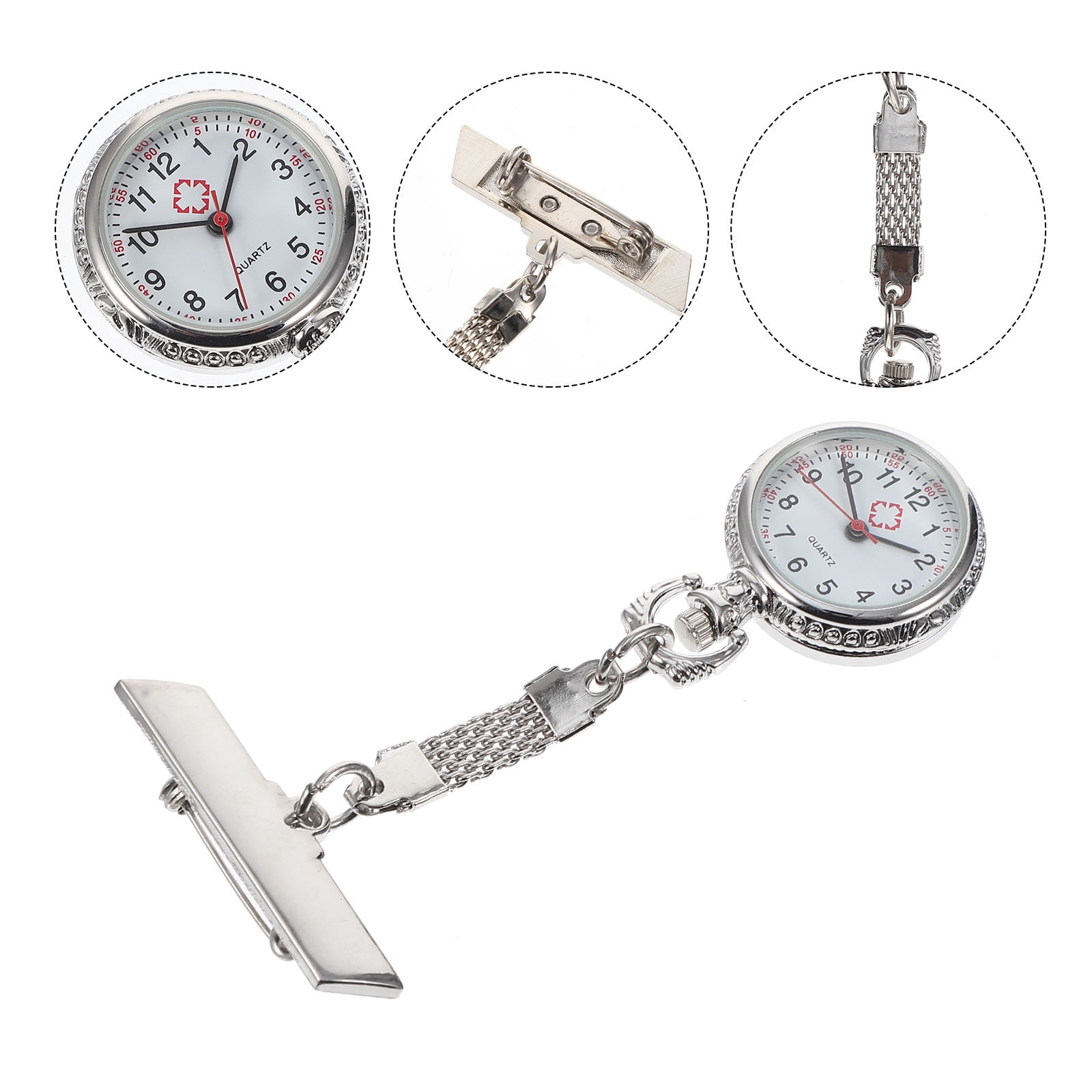 Minkissy Timekeeping Pocket Watch for Nurses Doctors 7.5x1.6in 1Pack ...