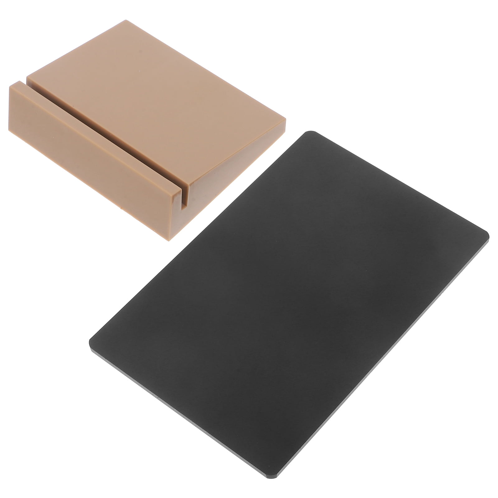 HOMEMAXS Message Board Sign Desktop Writing Board Plastic Chalkboard ...