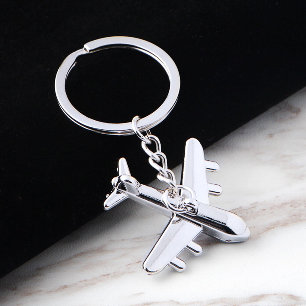 HOMEMAXS Metal Airplane Keychain with Sophisticated Design for Daily ...