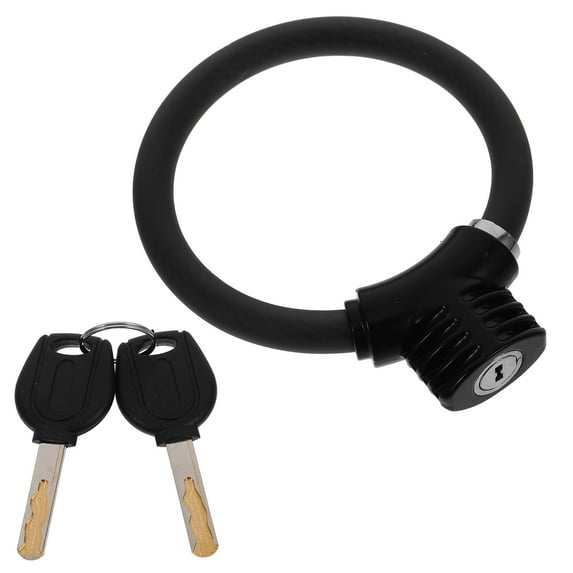 HOMEMAXS Metal Bike Lock Motorcycle Lock Round Shaped Lock Cycle Safety ...
