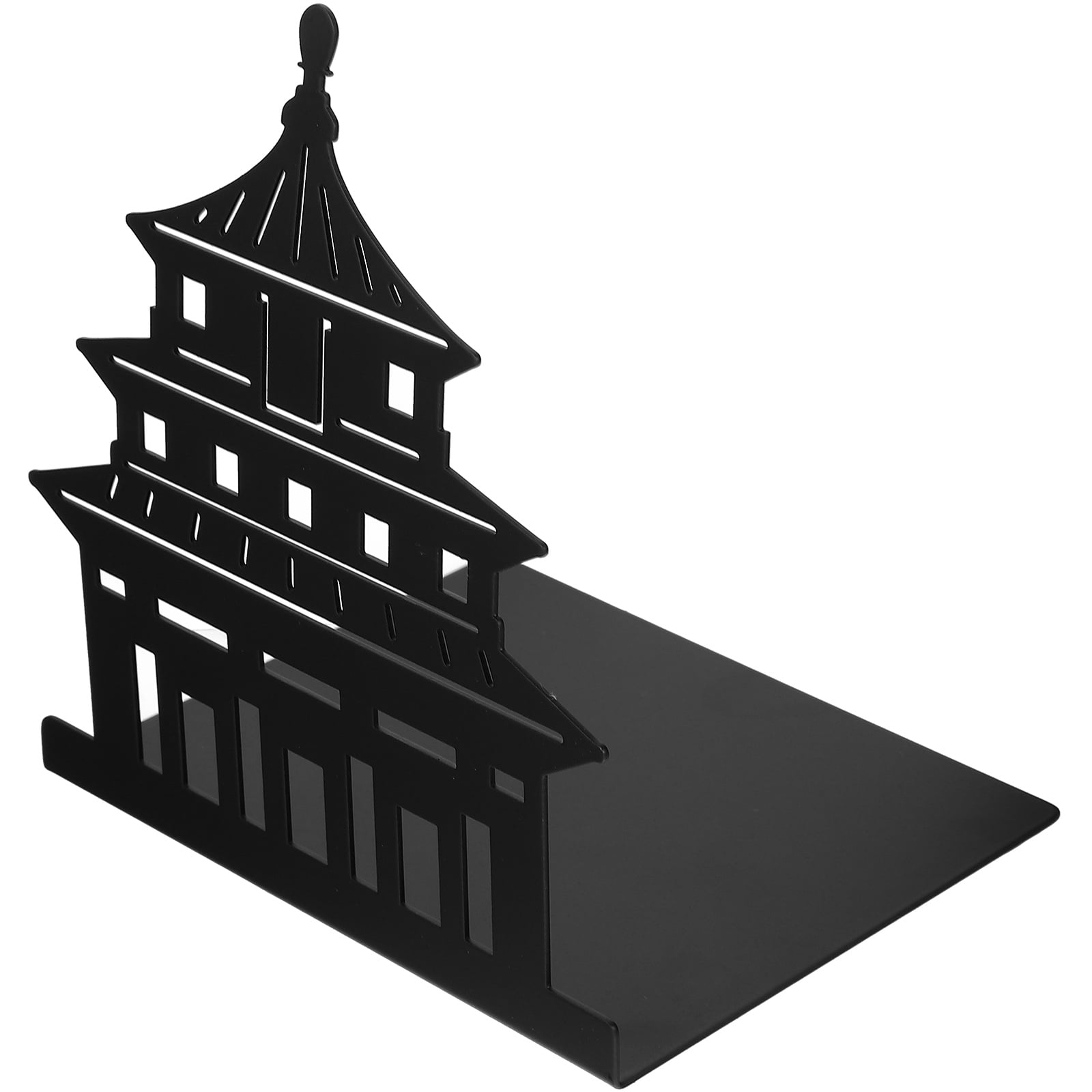 HOMEMAXS Metal Bookend Desk Book Holder Shaped Bookend Metal Bookend ...