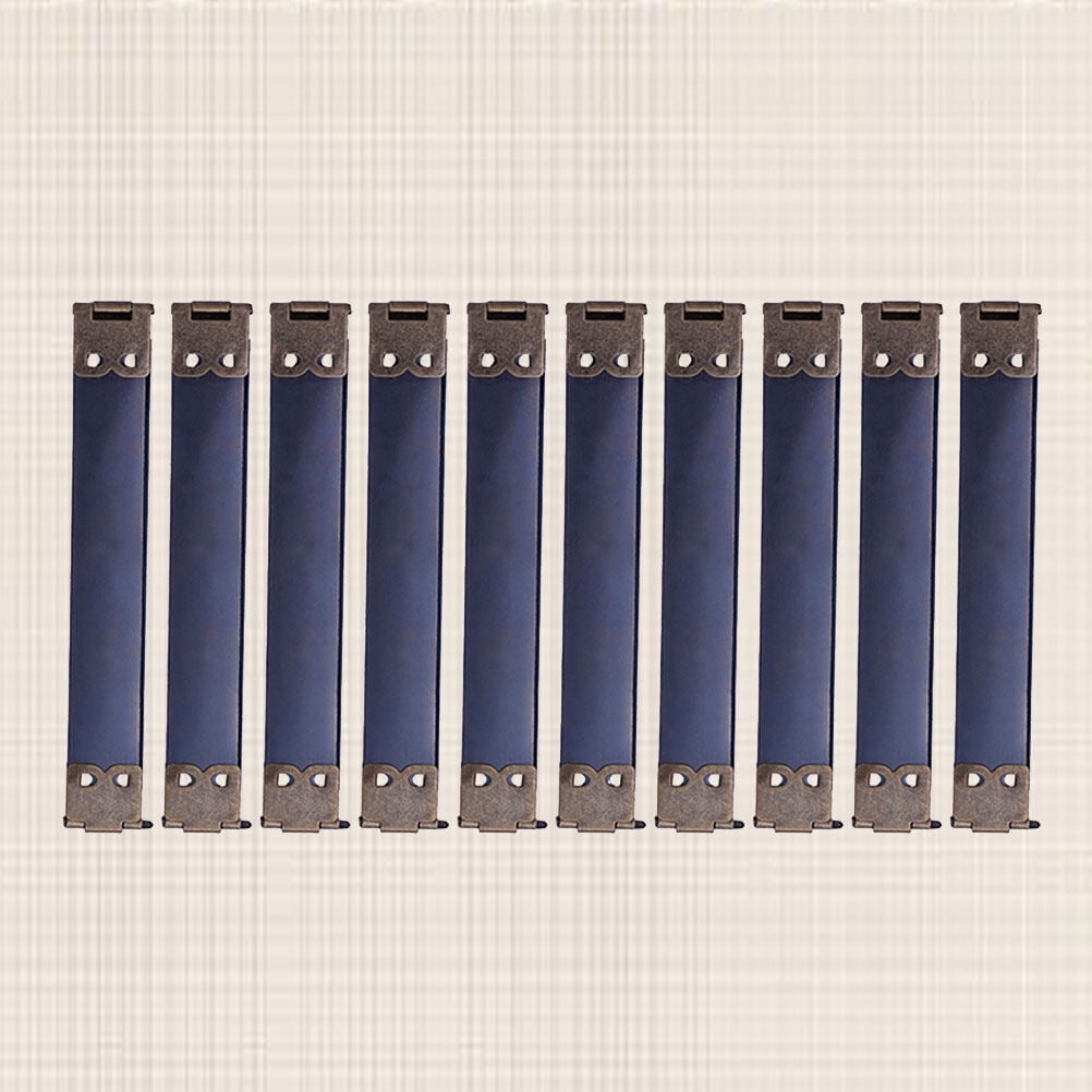 HOMEMAXS Metal Internal Flex Frames for Handbag with Spring Clip DIY Iron Accessories 9cm Dark ...