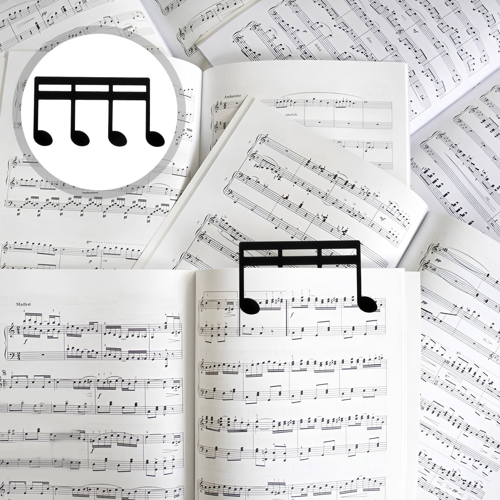 HOMEMAXS Metal Music Book Clip Page Holder Book Clip For Reading Piano ...