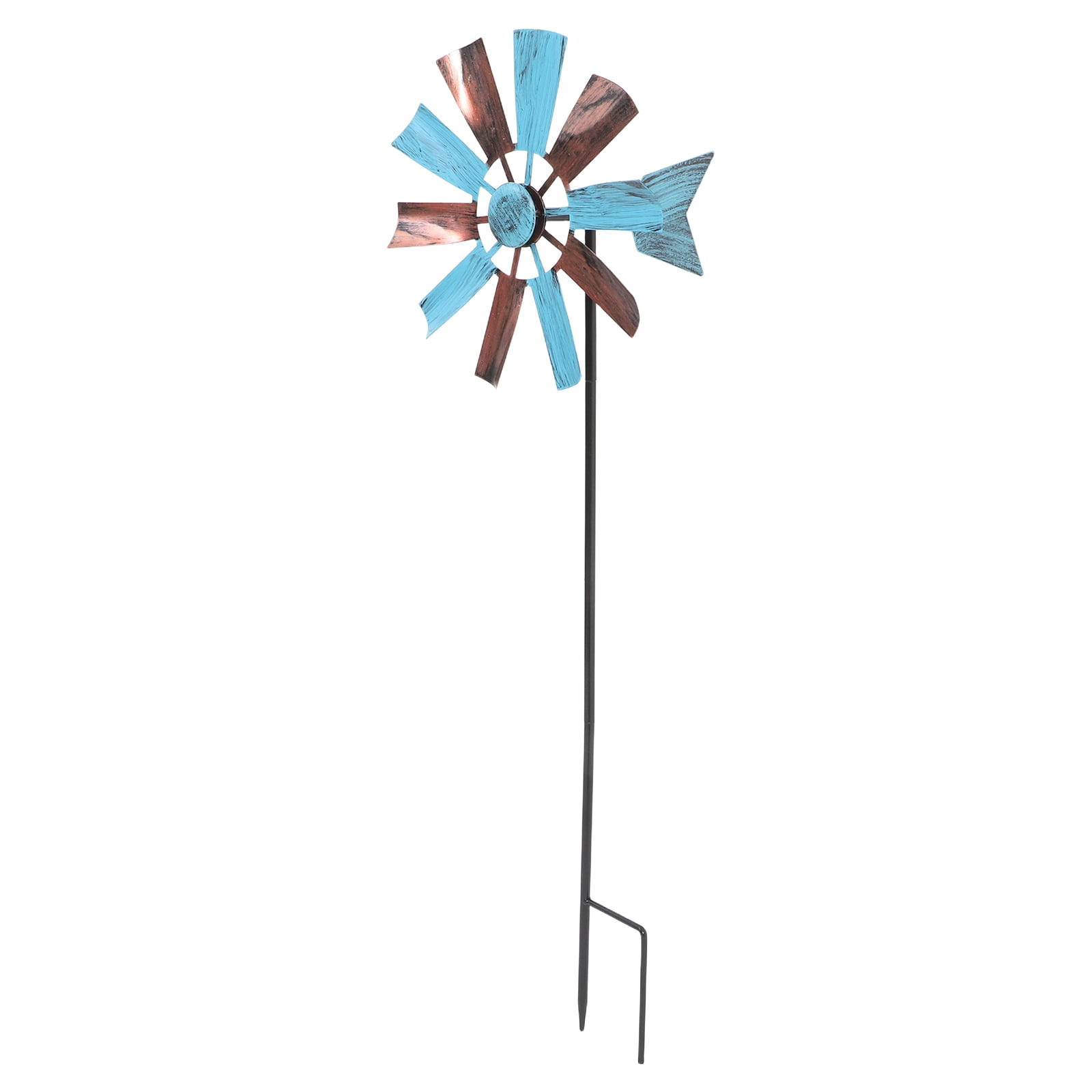 HOMEMAXS Metal Windmills Yard Garden Windmill Spinner Decorative Yard ...