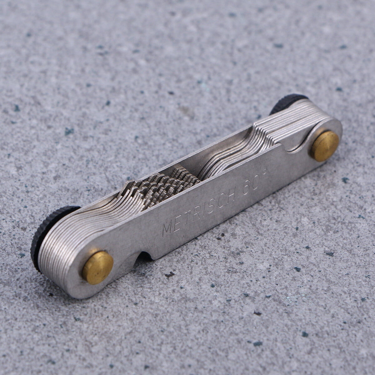 HOMEMAXS Metric Thread Gauge for Measuring Use with Accurate 60° Pitch ...