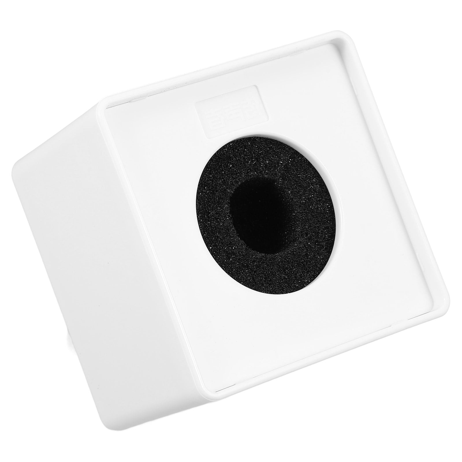 HOMEMAXS Mic Flag Portable Square Cube Interview Mic Logo Square ...