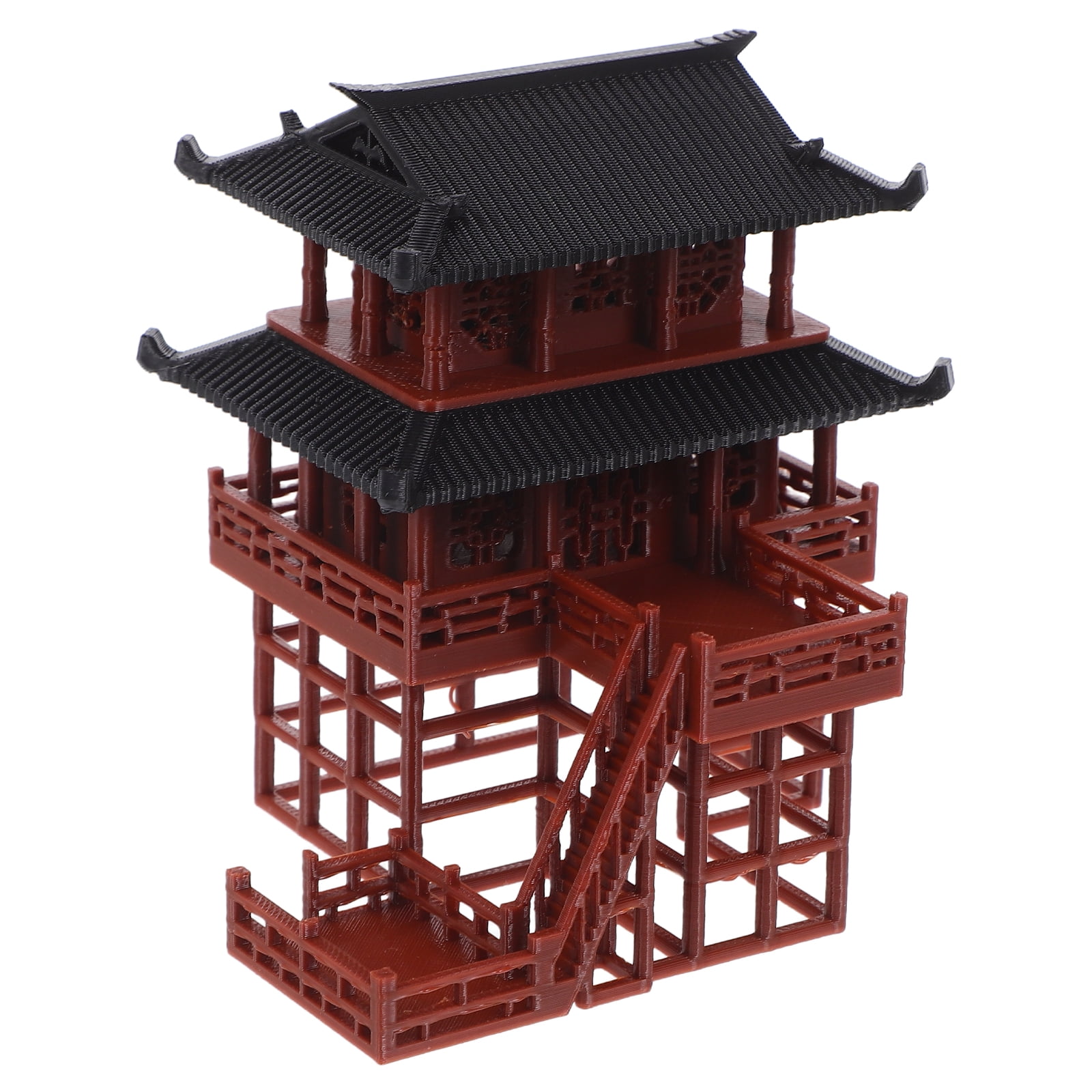 HOMEMAXS Micro Landscape Stilted Building Miniature Pagoda - Walmart.com