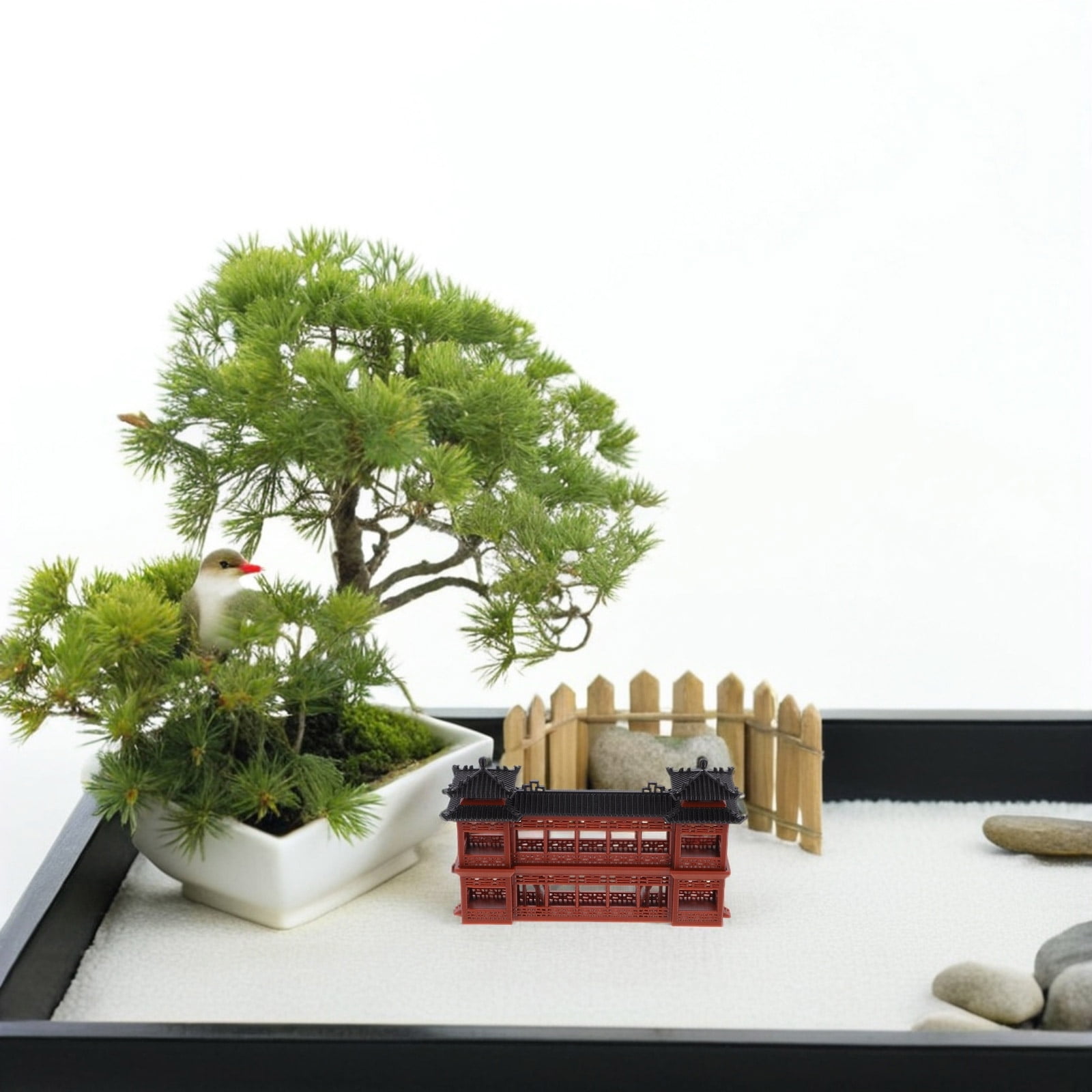Pavilion Model for Miniature Garden Ancient Building Models Plastic ...
