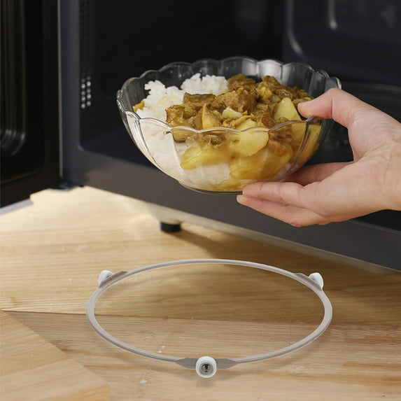 HOMEMAXS Microwave Turntable Ring With Rollers Microwave Oven Glass ...