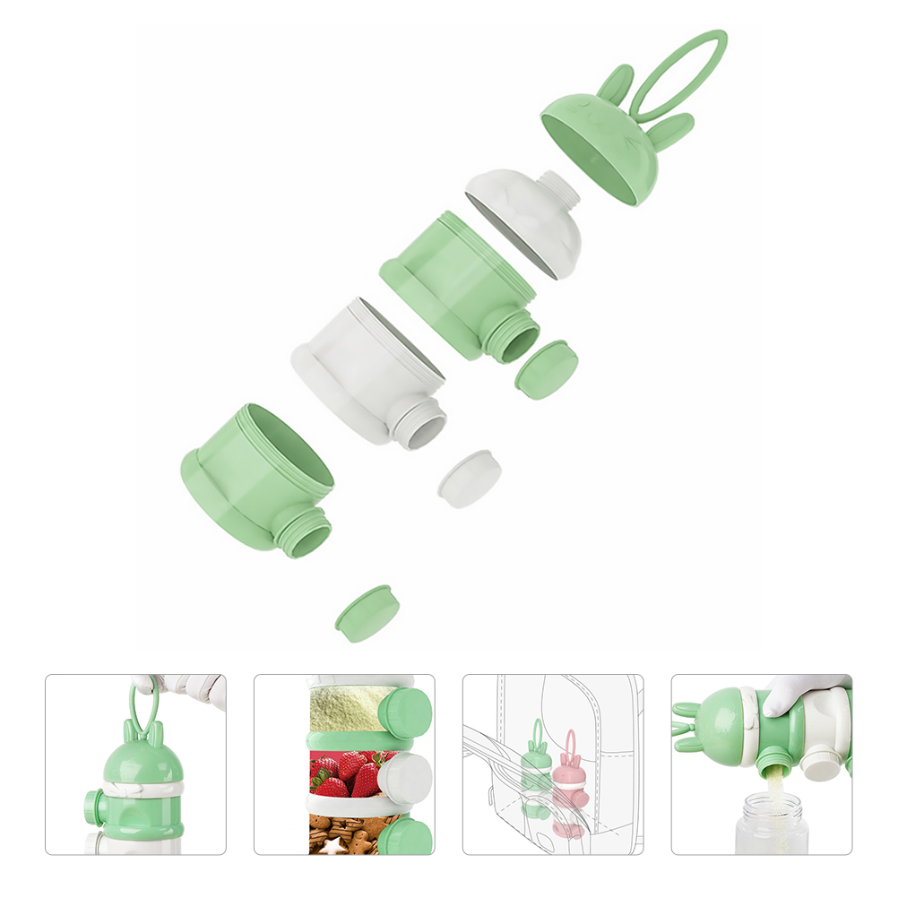 HOMEMAXS Milk Powder Storage Box Mini Milk Powder Container Practical ...