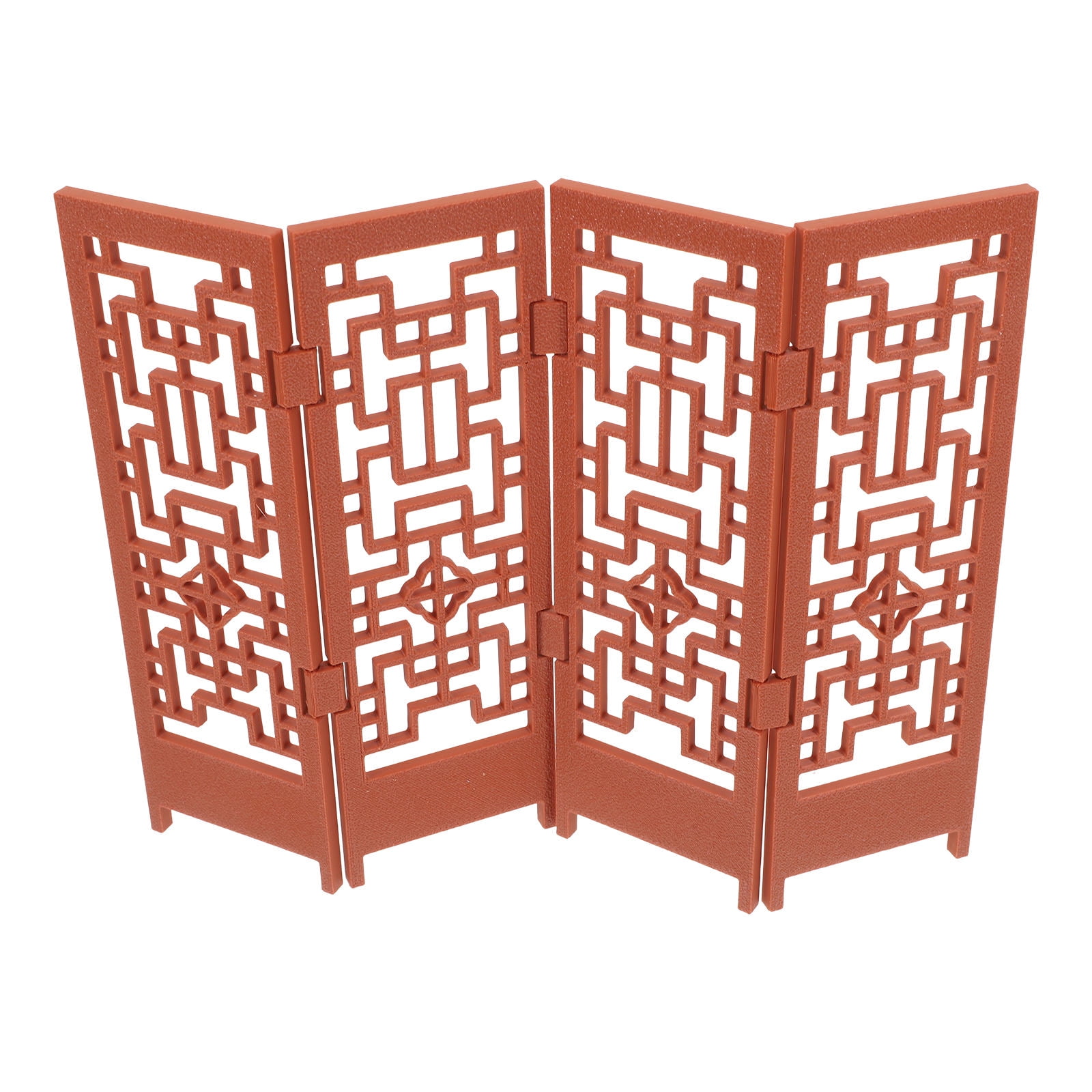HOMEMAXS Mini Folding Screen Divider Chinese Style Decorative Screen ...