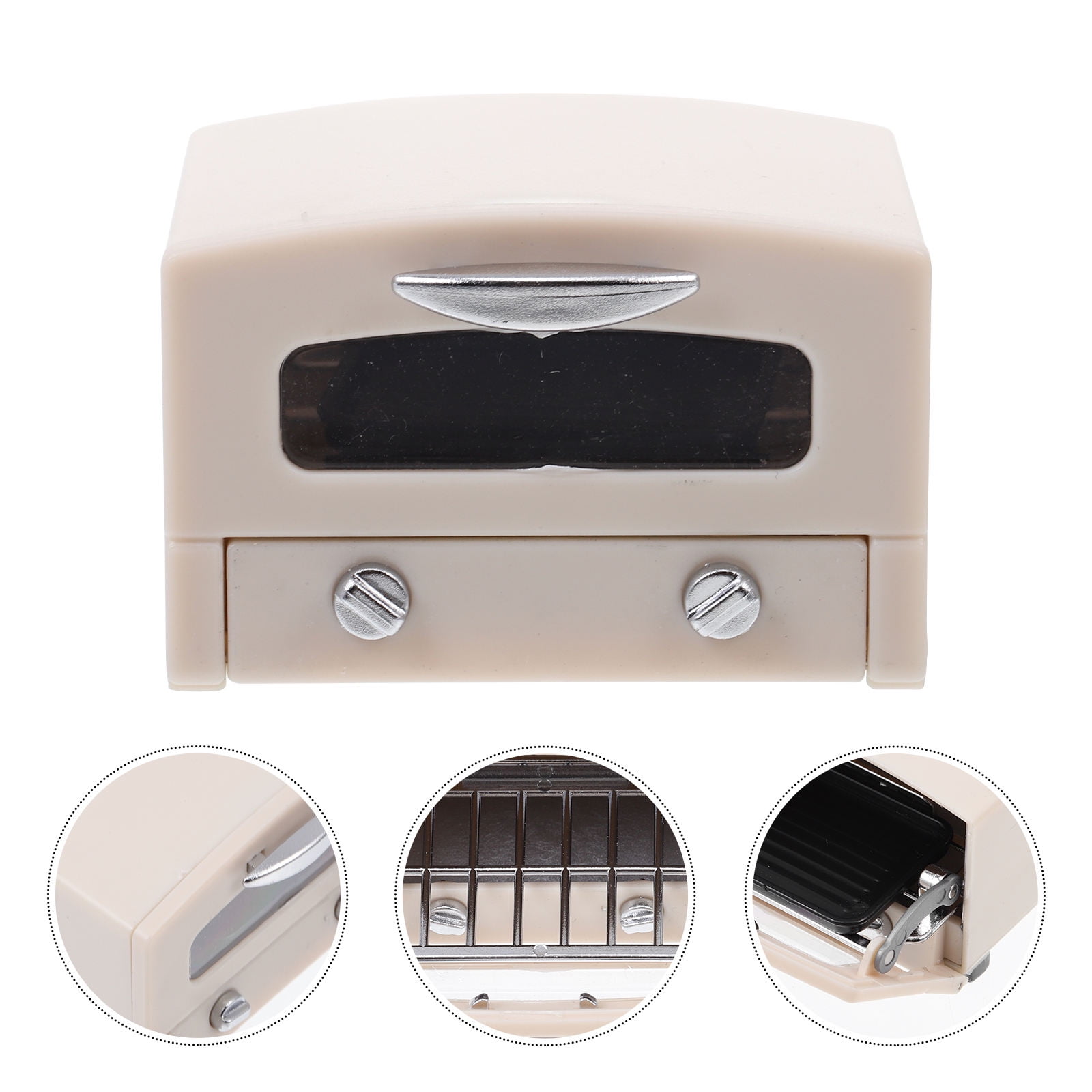 HOMEMAXS Mini Oven Model Small Size Toy Child 4.5X3.5X3CM Beige ...