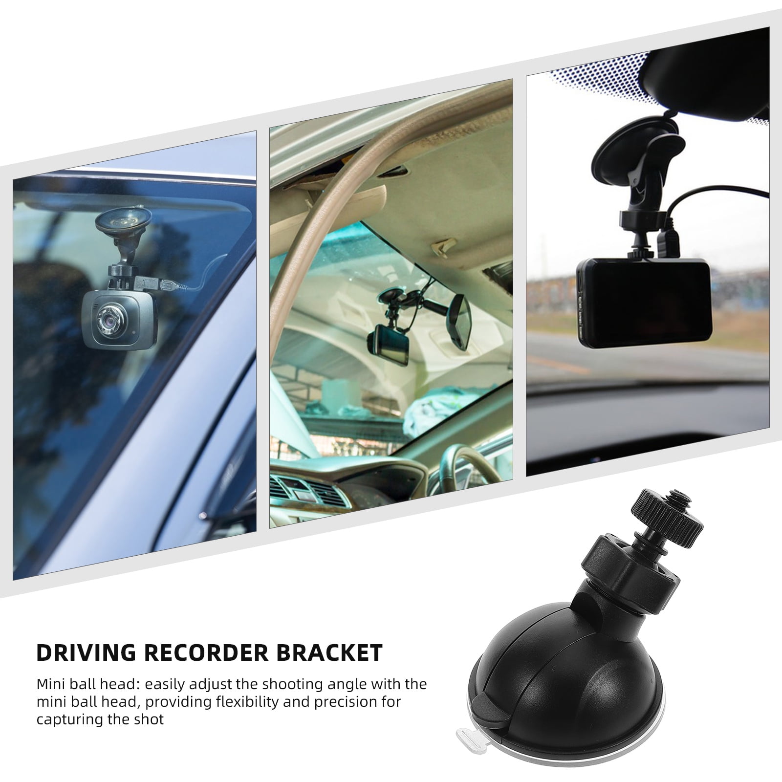 HOMEMAXS Mini Suction Cup Car Mount Ball Head Bracket Suction Cup ...