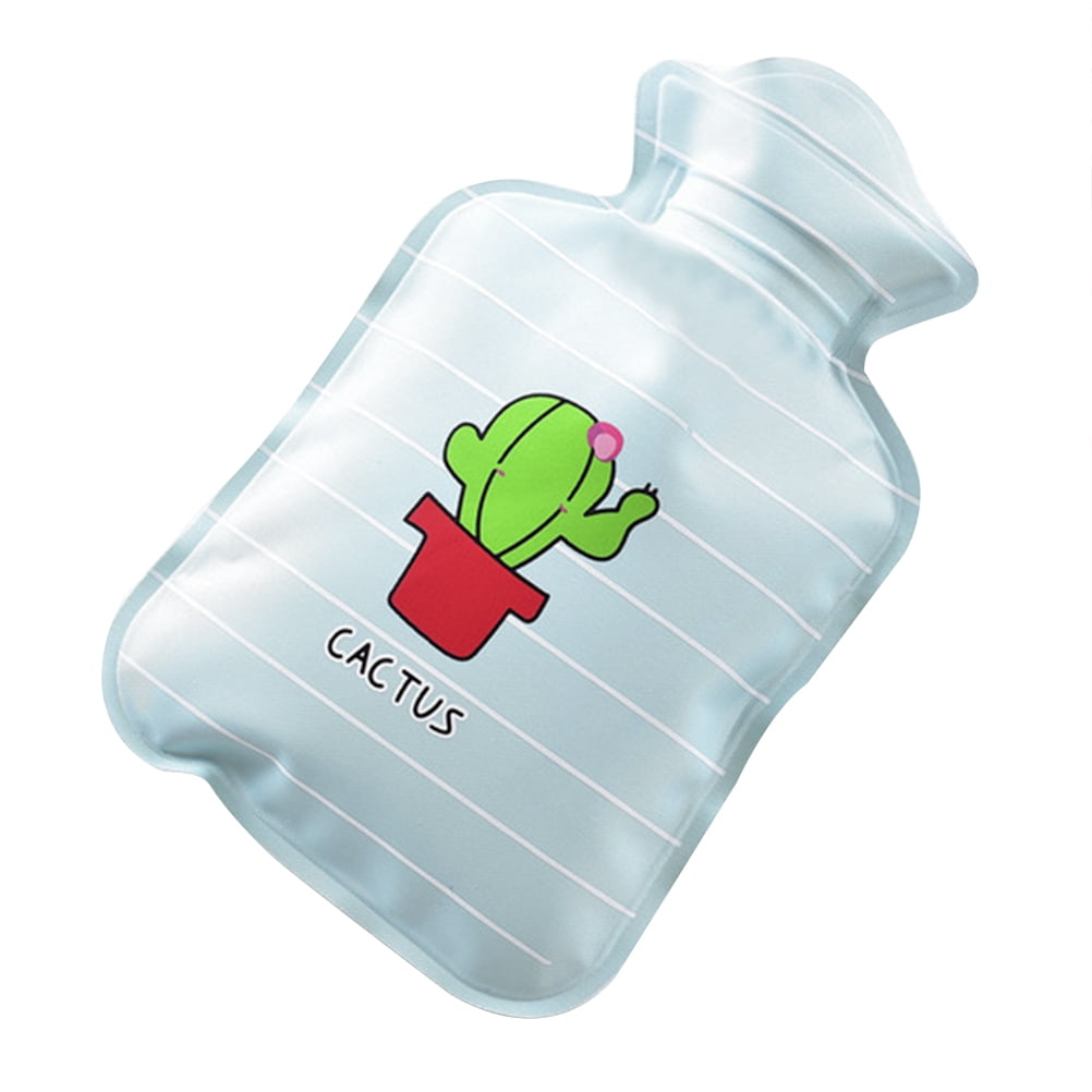 HOMEMAXS Mini Thick Water Injection Hot Water Bottle Cartoon PVC Hot ...