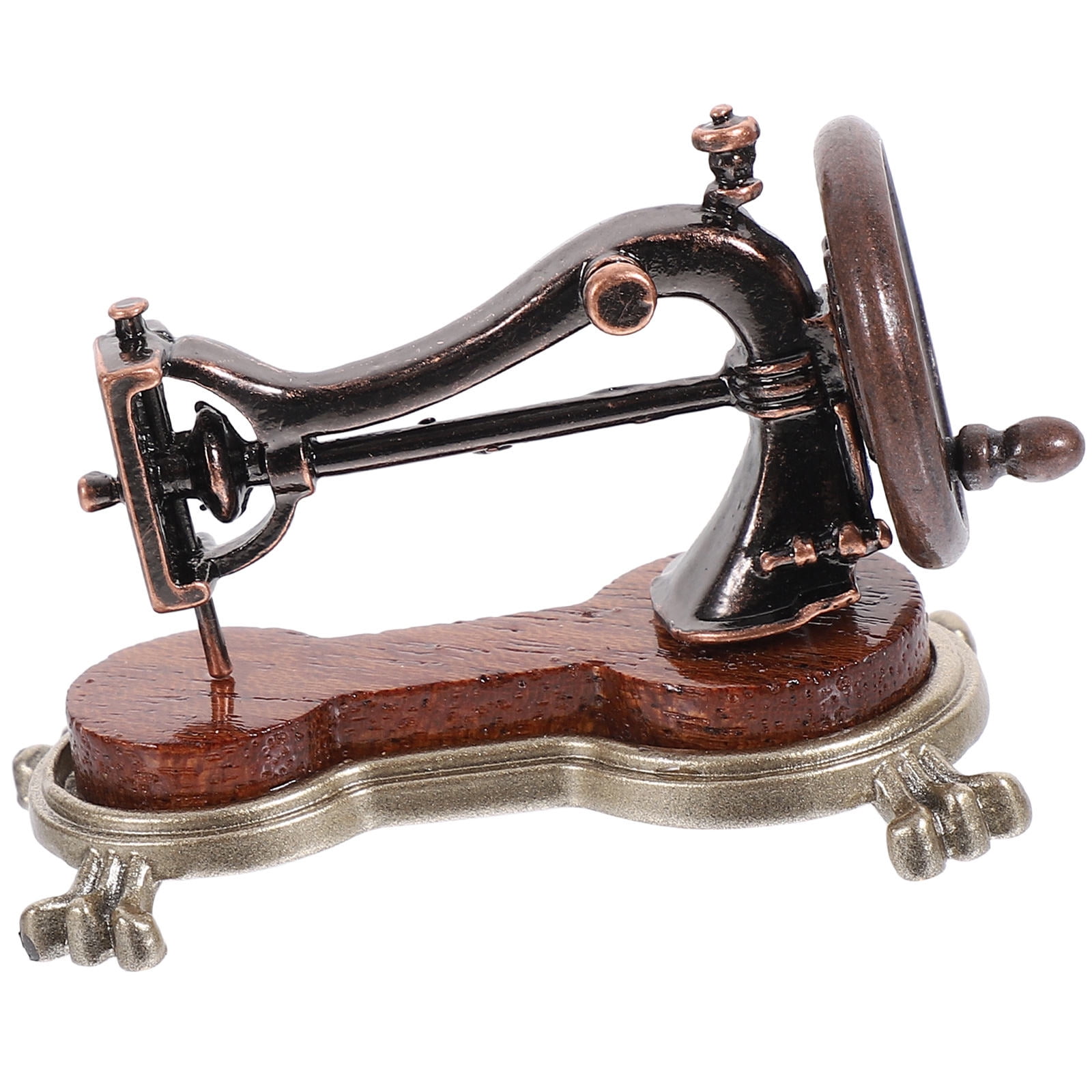 Mini Sewing Machine Retro Model for Doll House Decor Micro Landscape ...