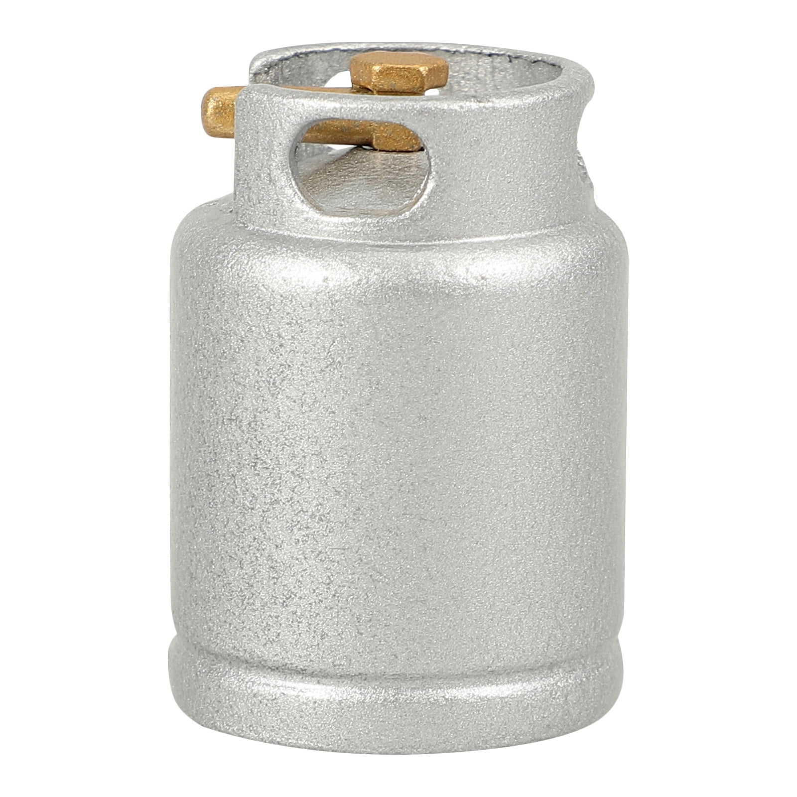 HOMEMAXS Miniature Silver Gas Tank for Decor Lightweight Alloy Material ...