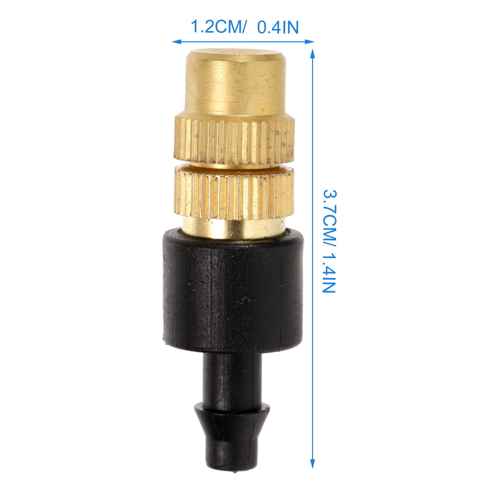 jojofuny Misting Nozzles Abs Copper For Irrigation Connector Garden ...