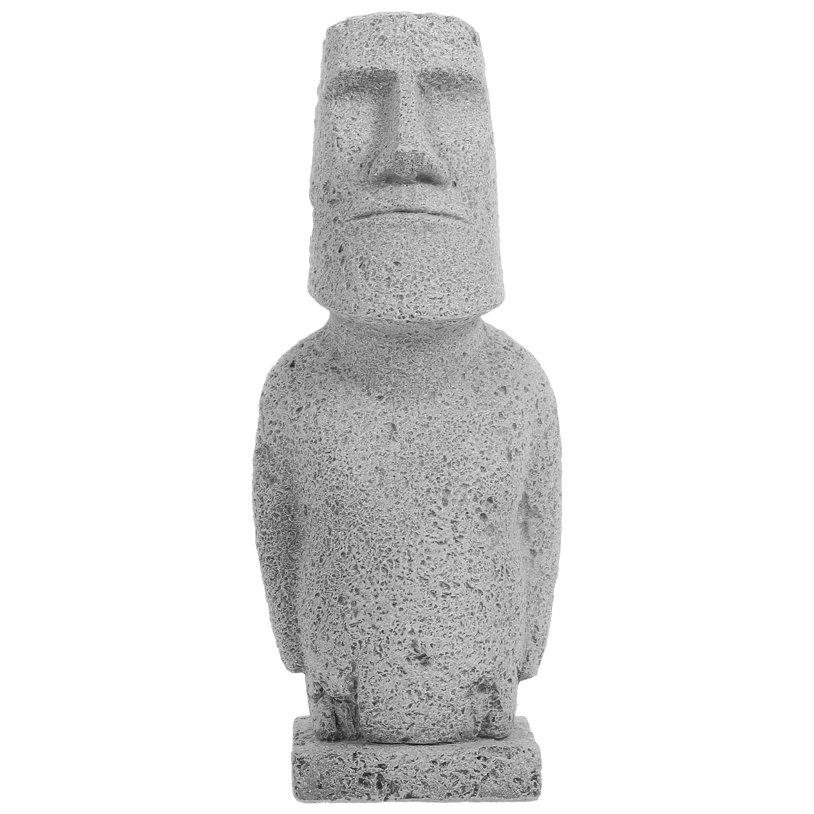 HOMEMAXS Moai Stone Shaped Statue Sandstone Moai Figurine Model Island ...