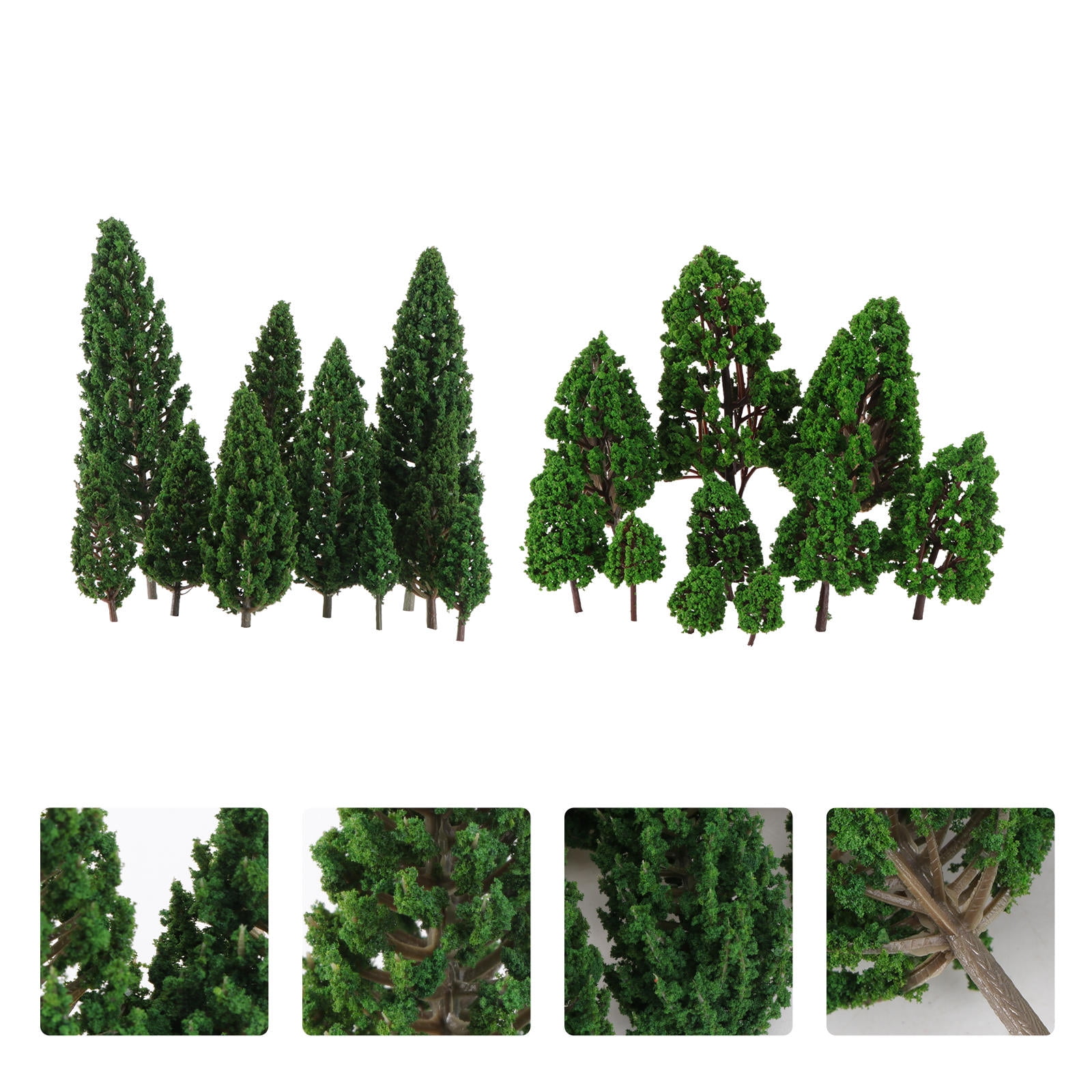 HOMEMAXS Model Tree Set for Architectural Models Plastic Trees 22pcs ...