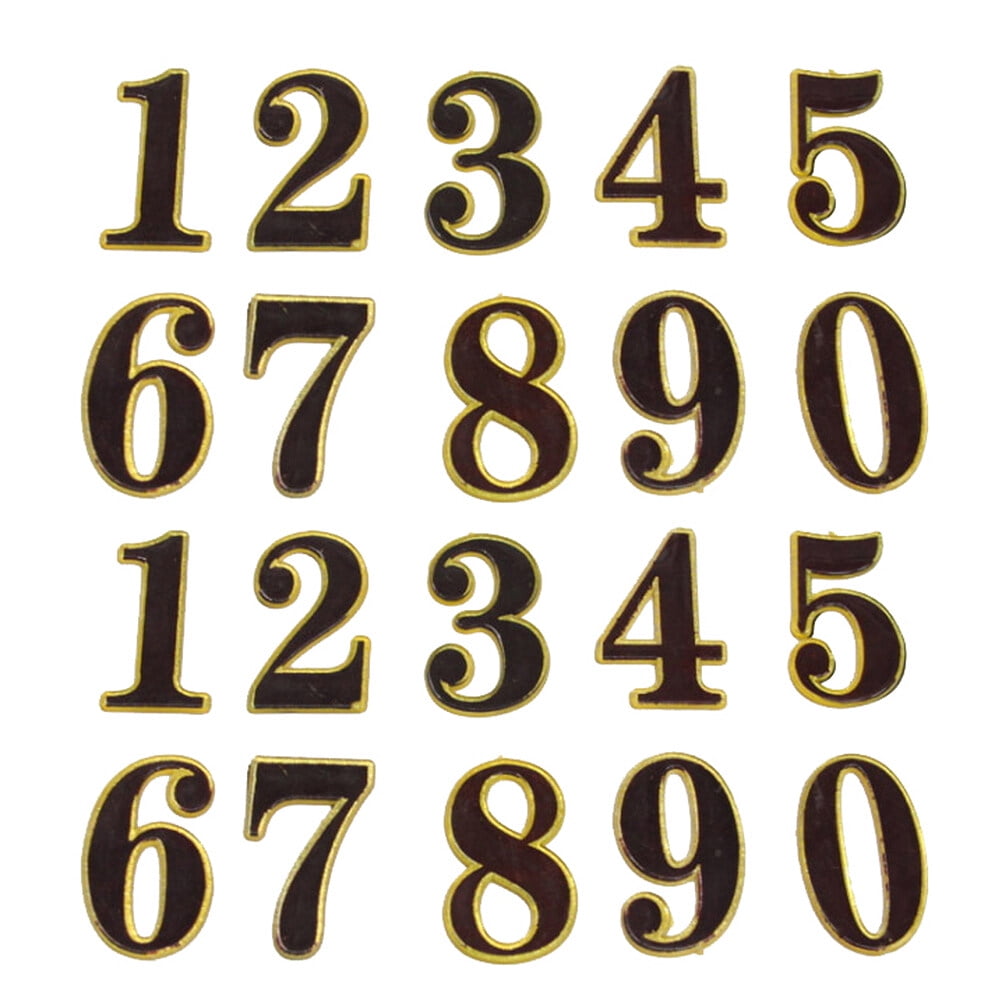 HOMEMAXS Modern Acrylic Number Sign for Doors Easy to Install and ...