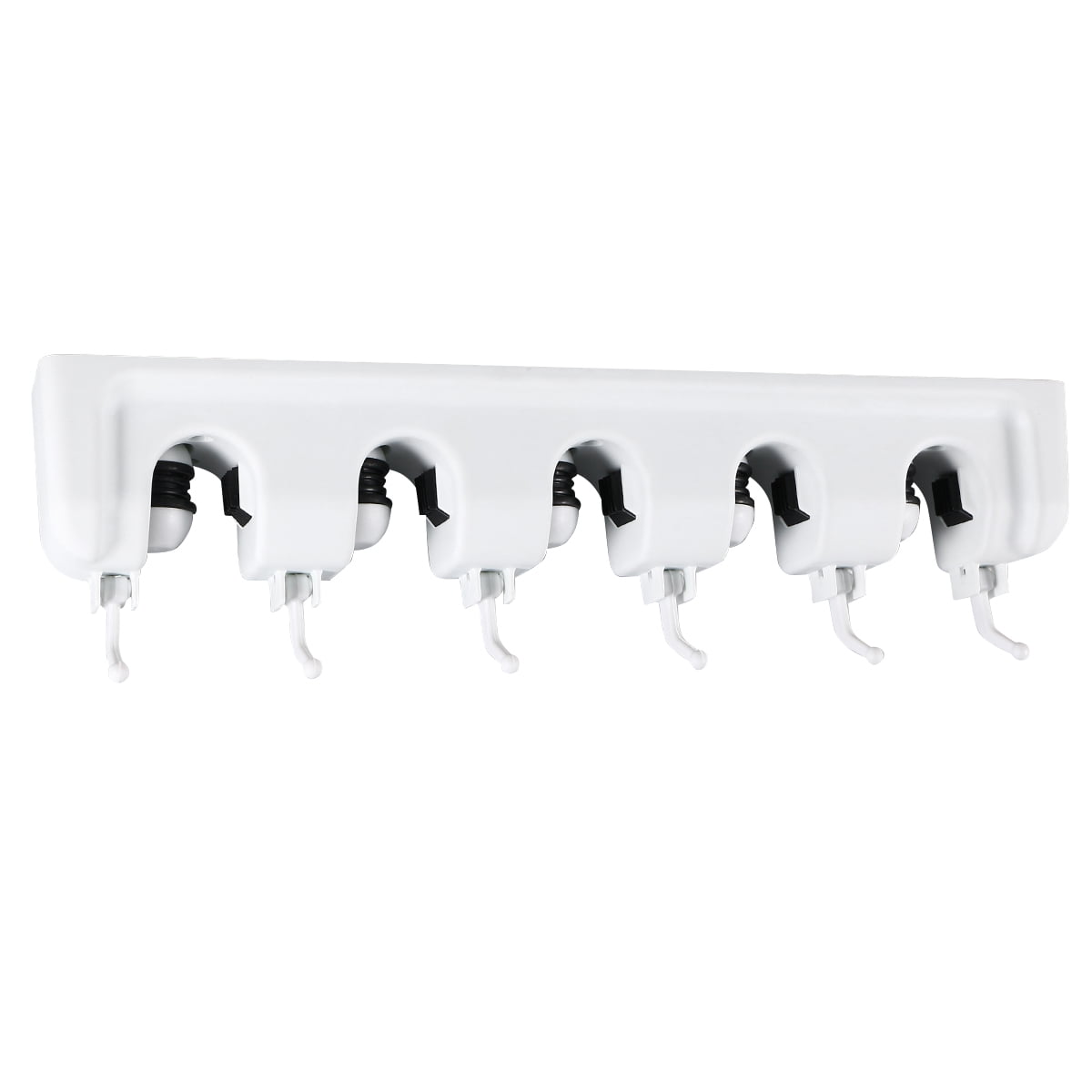 HOMEMAXS Mop Gripper Rack Mop Holder Mop Rack Umbrella Clip 5 Hooks ...