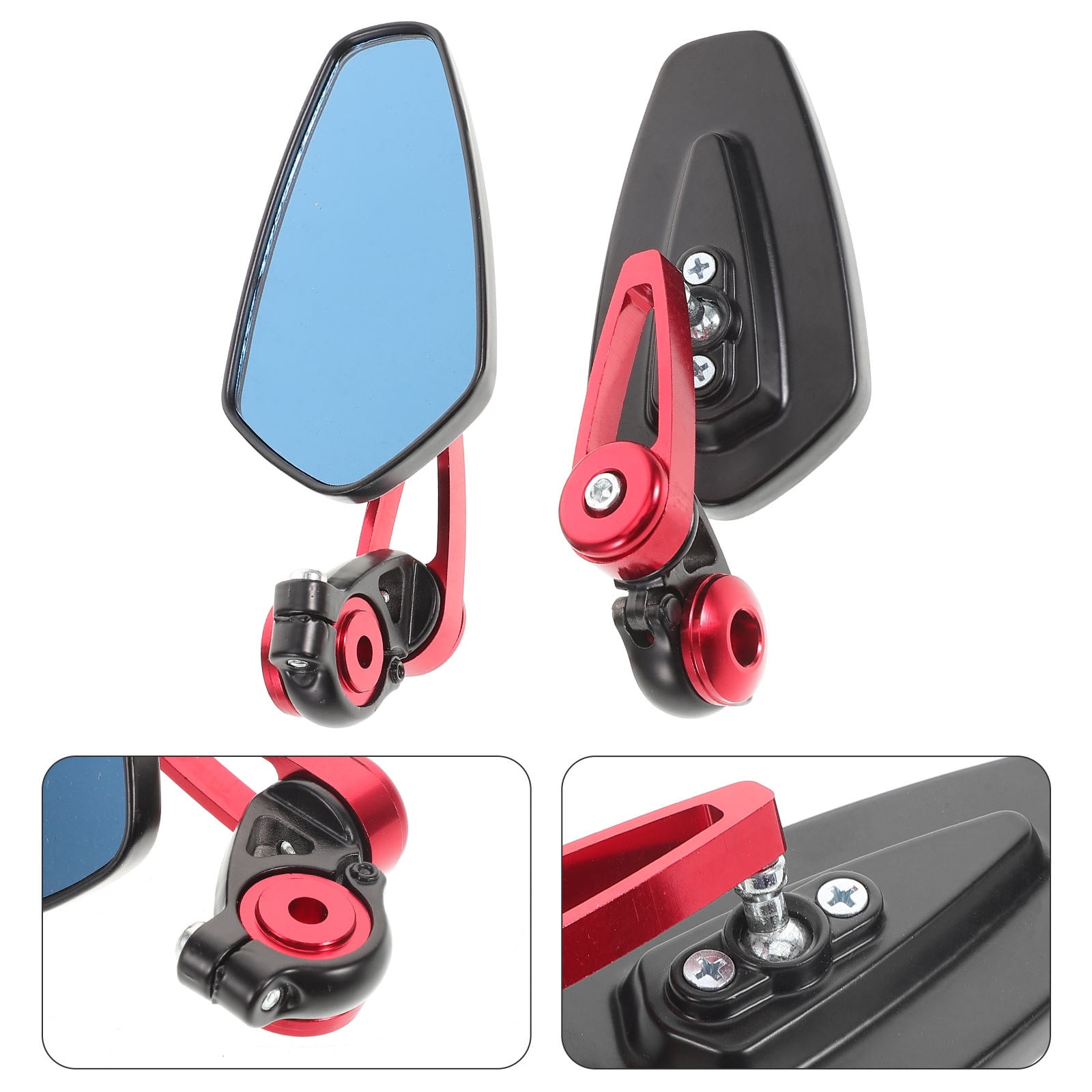 HOMEMAXS Motorcycle Mirror Reflectors Exterior Modified Rearview ...