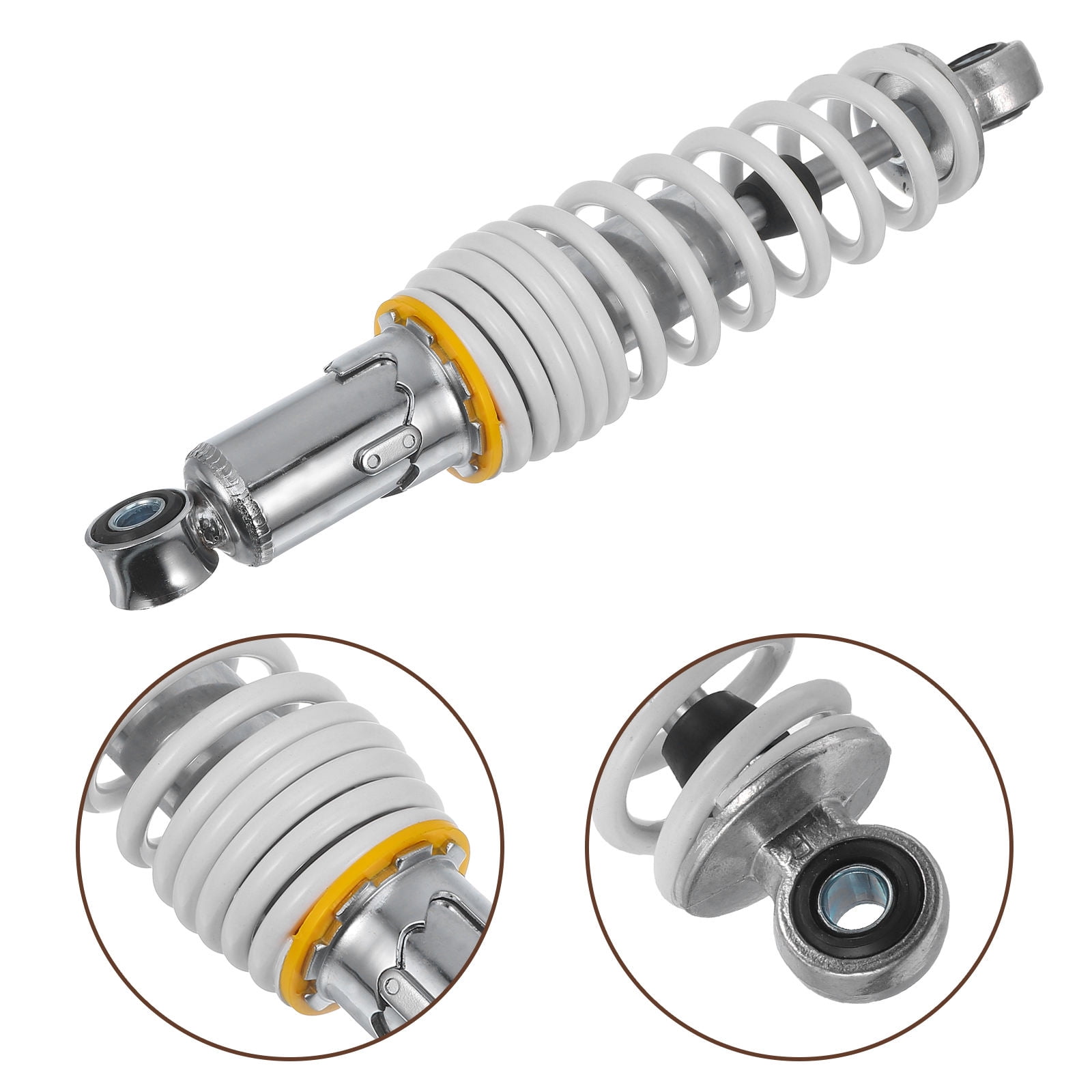 CRAFTHROU Atv Shock Absorber Iron 1Set White For Atv Go-Kart Scooter ...