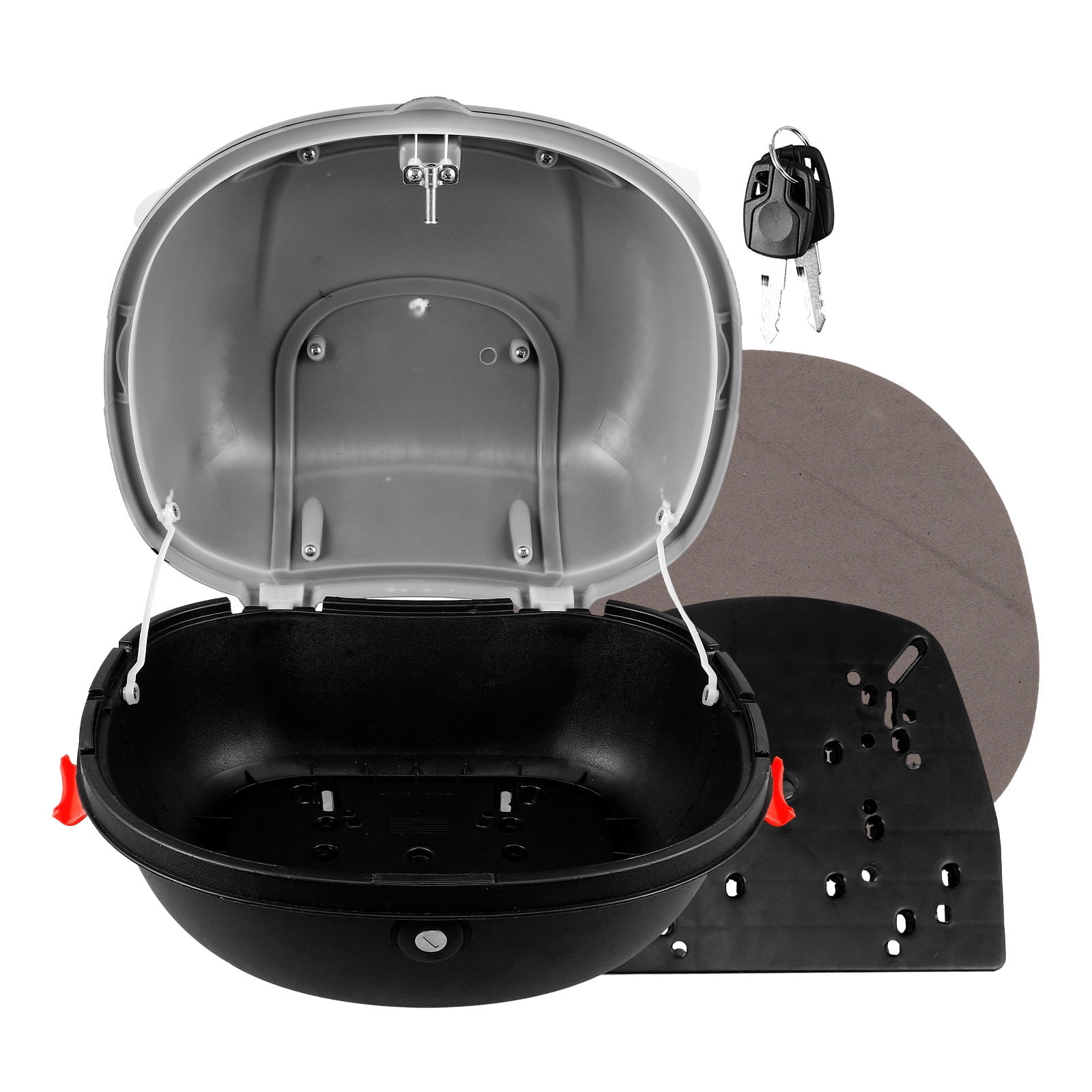 HOMEMAXS Motorcycle Tail Box Replacement Trunk Motorcycle Top Locking ...