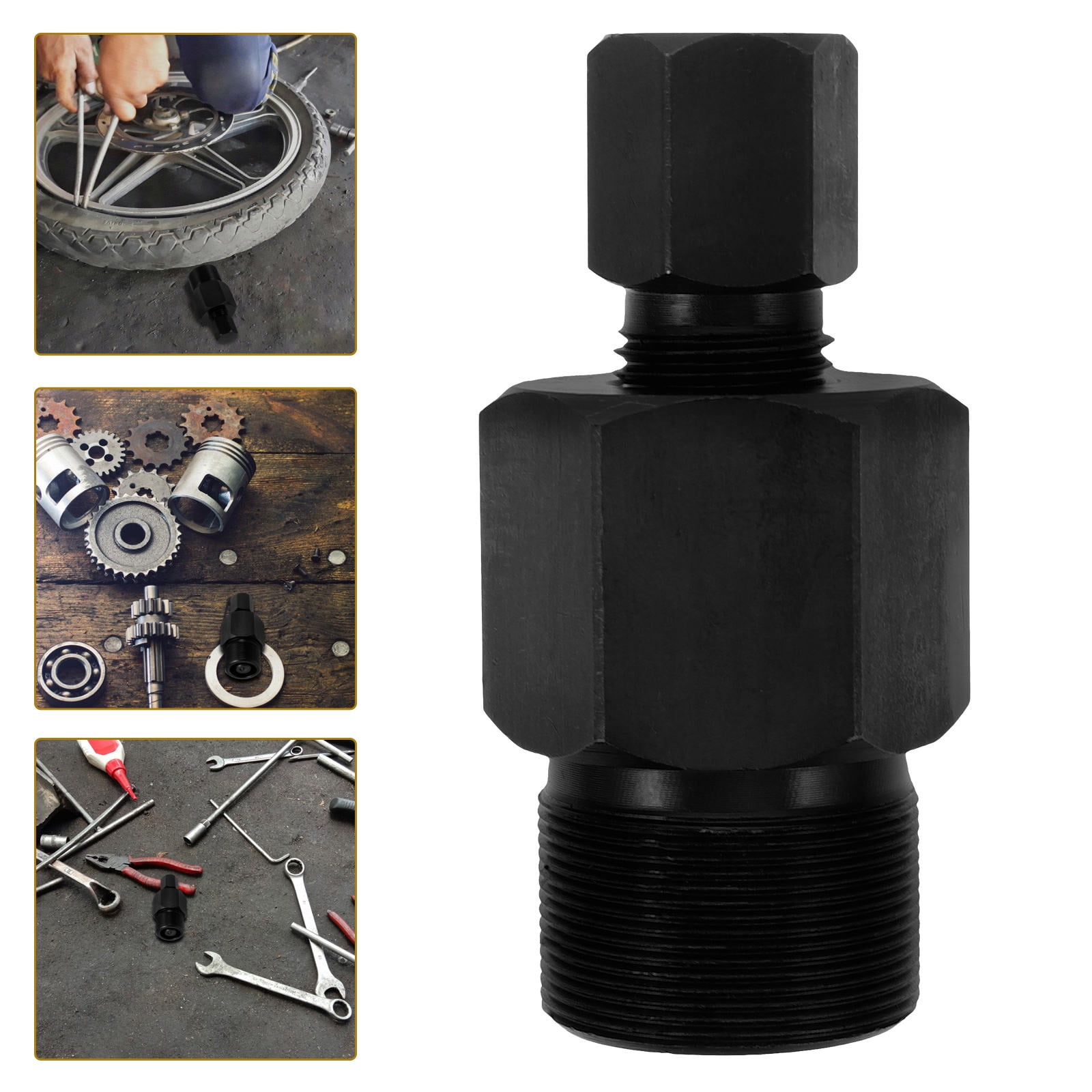 HOMEMAXS Motorcycle Wrench Flywheel Removal Tool Repair Puller Black ...