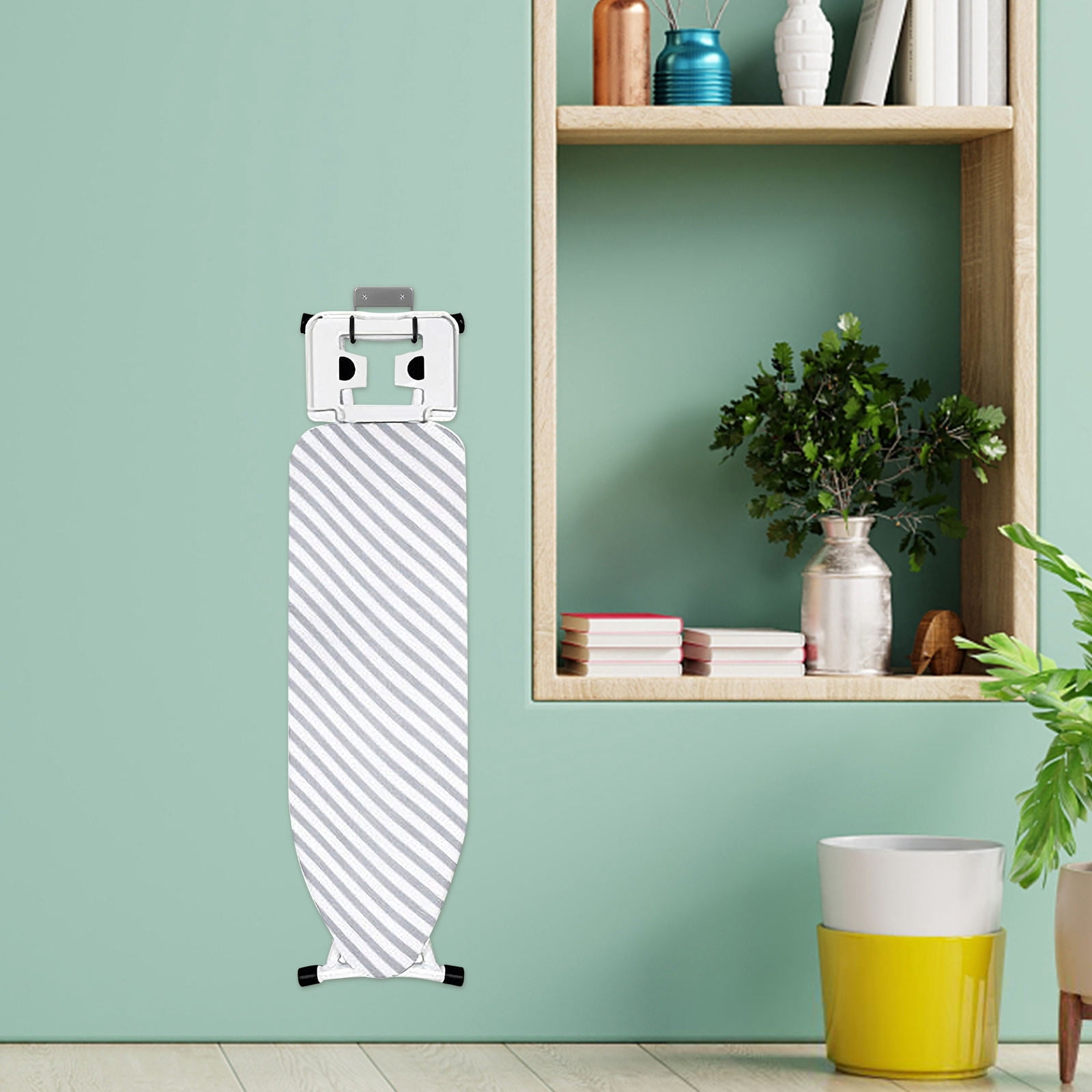 Mounted Iron Board Hanger Ironing Wall Hook Hanging Rack - Walmart.com