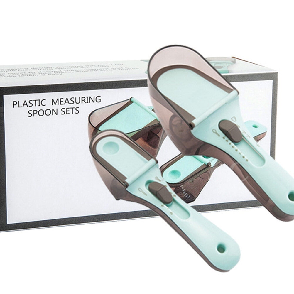 HOMEMAXS Multi Color Plastic Measuring Spoons Set for Precise ...