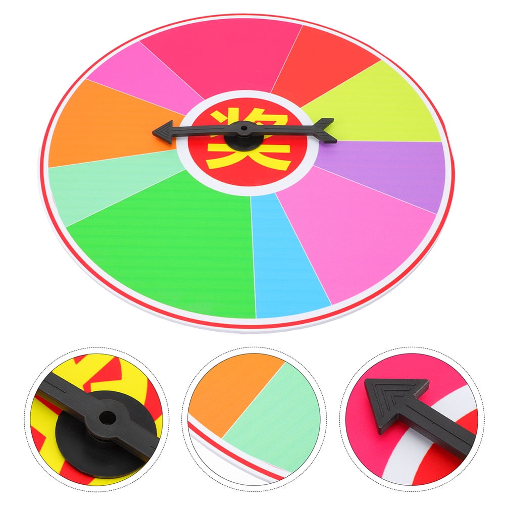 Multi Colored Prize Wheel for Teaching Activities and Parties Made of ...