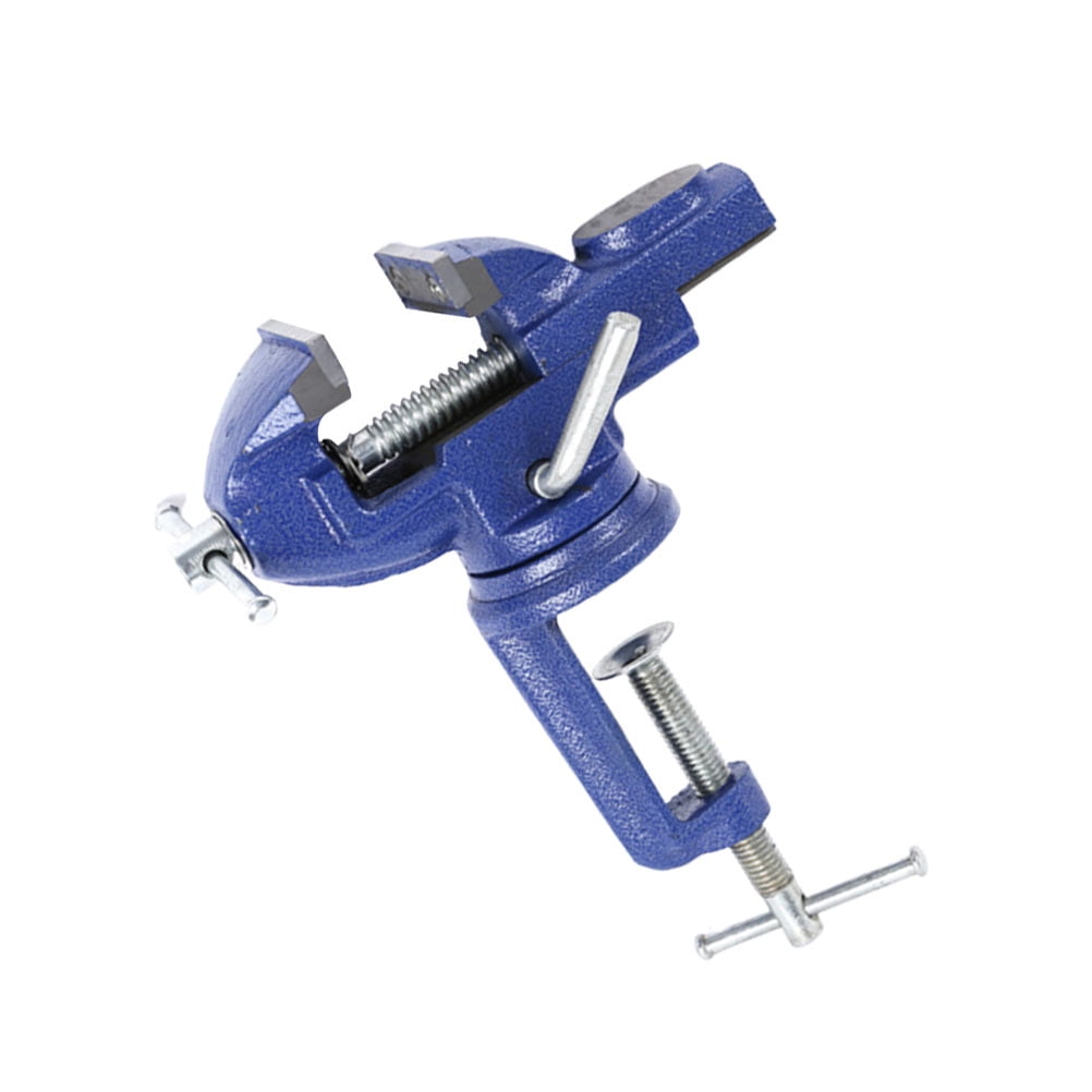HOMEMAXS Multi-function Bench Clamp Stubby Rotate Adjustable Work Blue ...