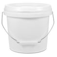 HOMEMAXS Durable 1 Gallon Plastic Bucket with Handle for Art Painting ...