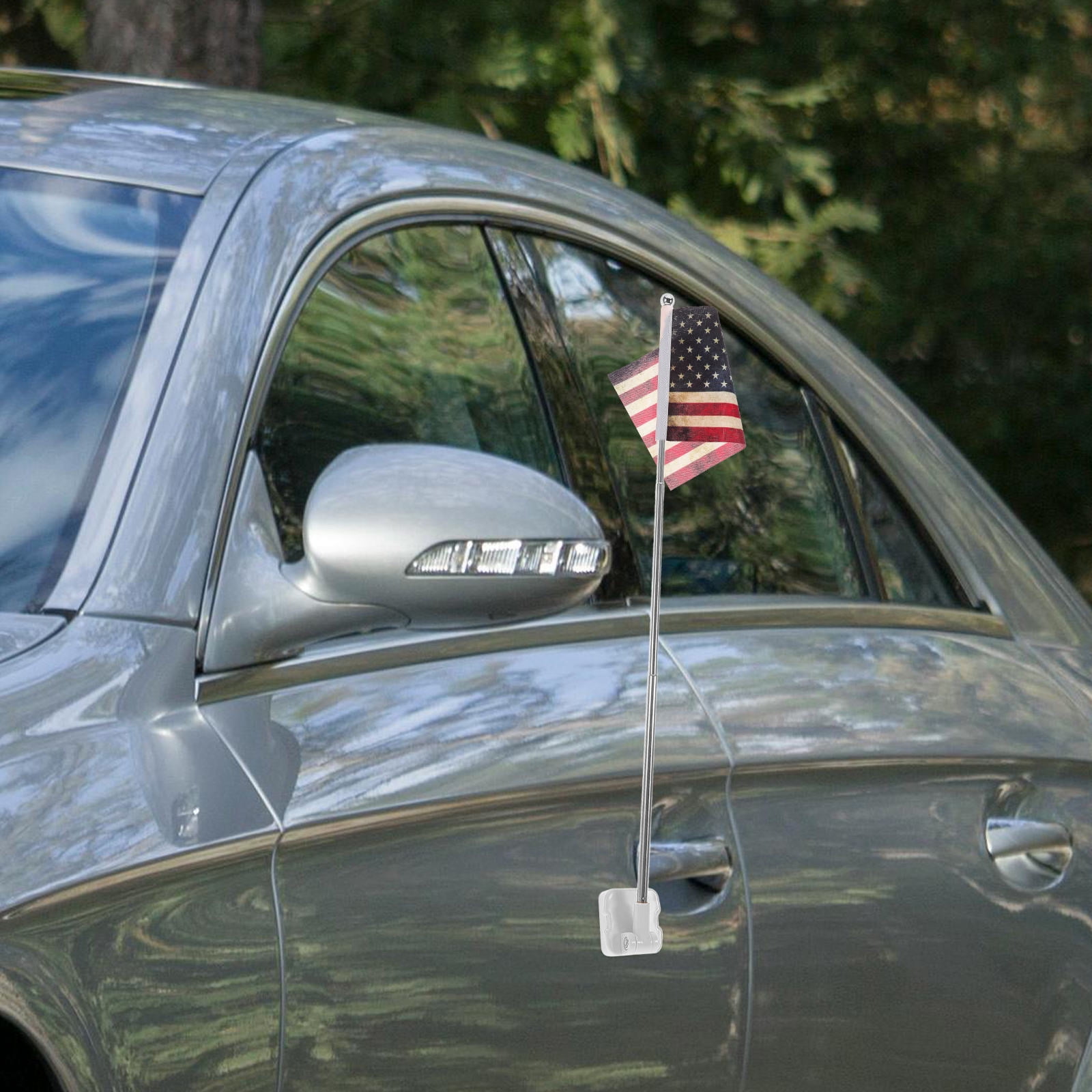 Minkissy universal flag bracket Magnetic Flag Base Stainless Steel Bus ...