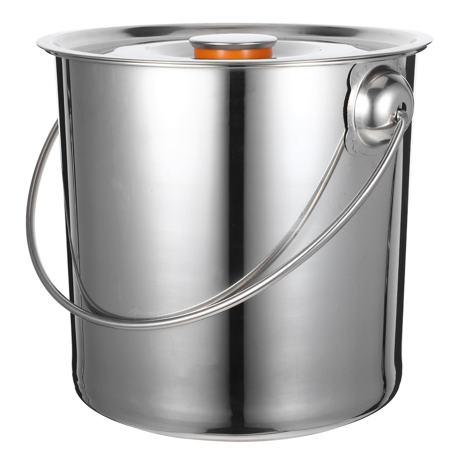 HOMEMAXS Multi-use Stainless Steel Bucket Handle Fire Wood Bucket Multi ...
