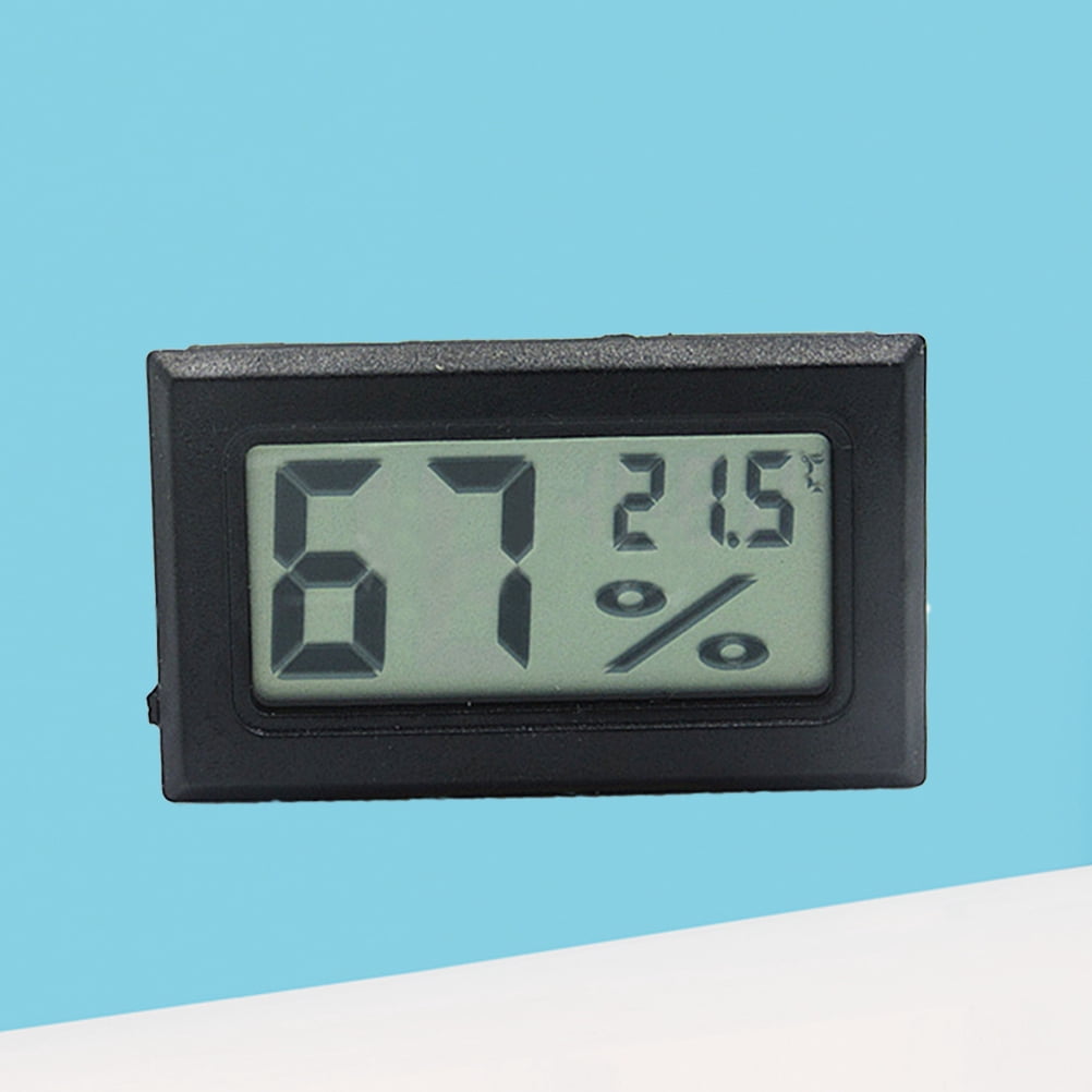 HOMEMAXS Multifunctional Digital Hygrometer Thermometer Large LCD ...