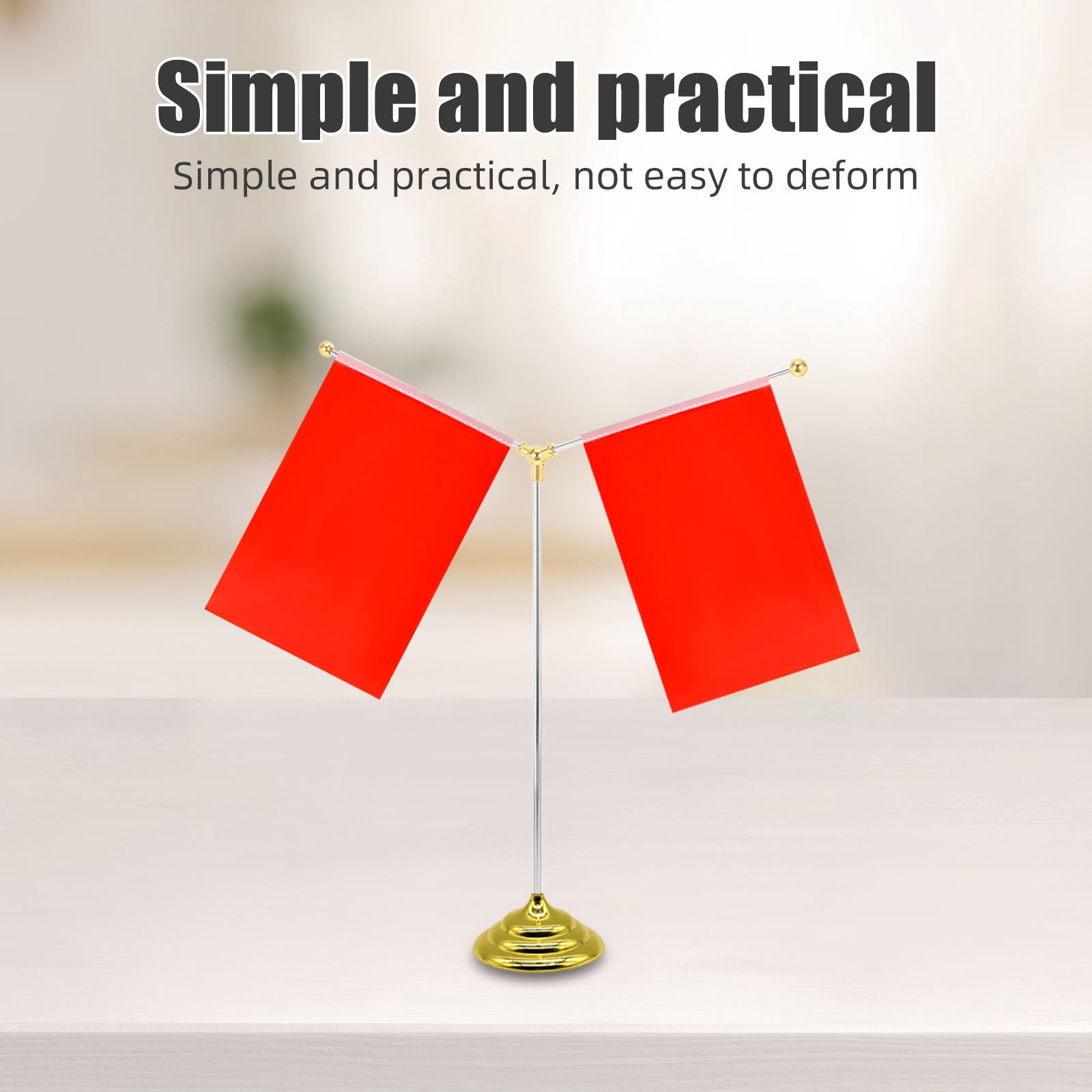 HOMEMAXS Multipurpose Flag Pole For Office Desk Metal Flagpole ...